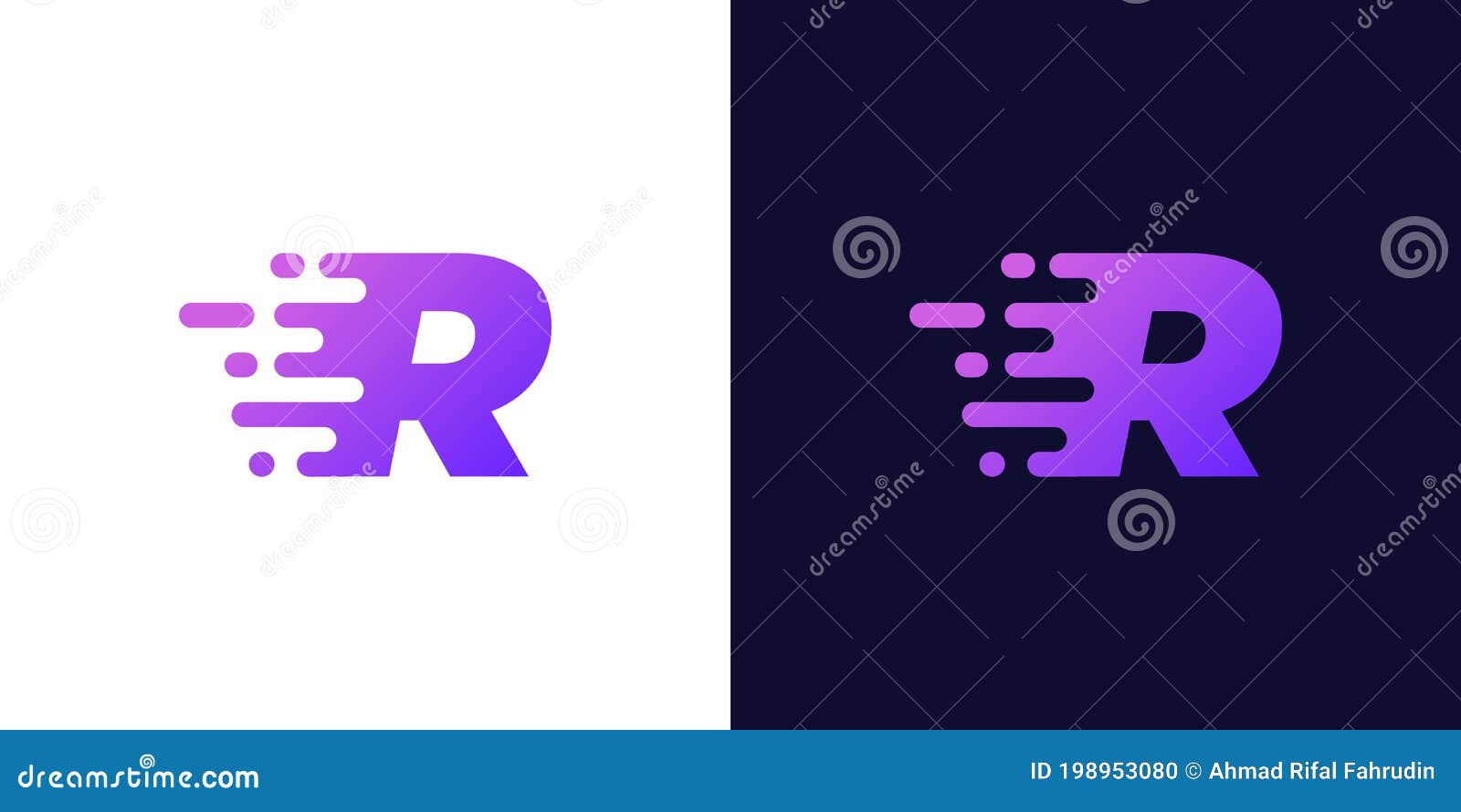Abstract Letter R Logo Design . Modern Letter R Movement Logo Design ...
