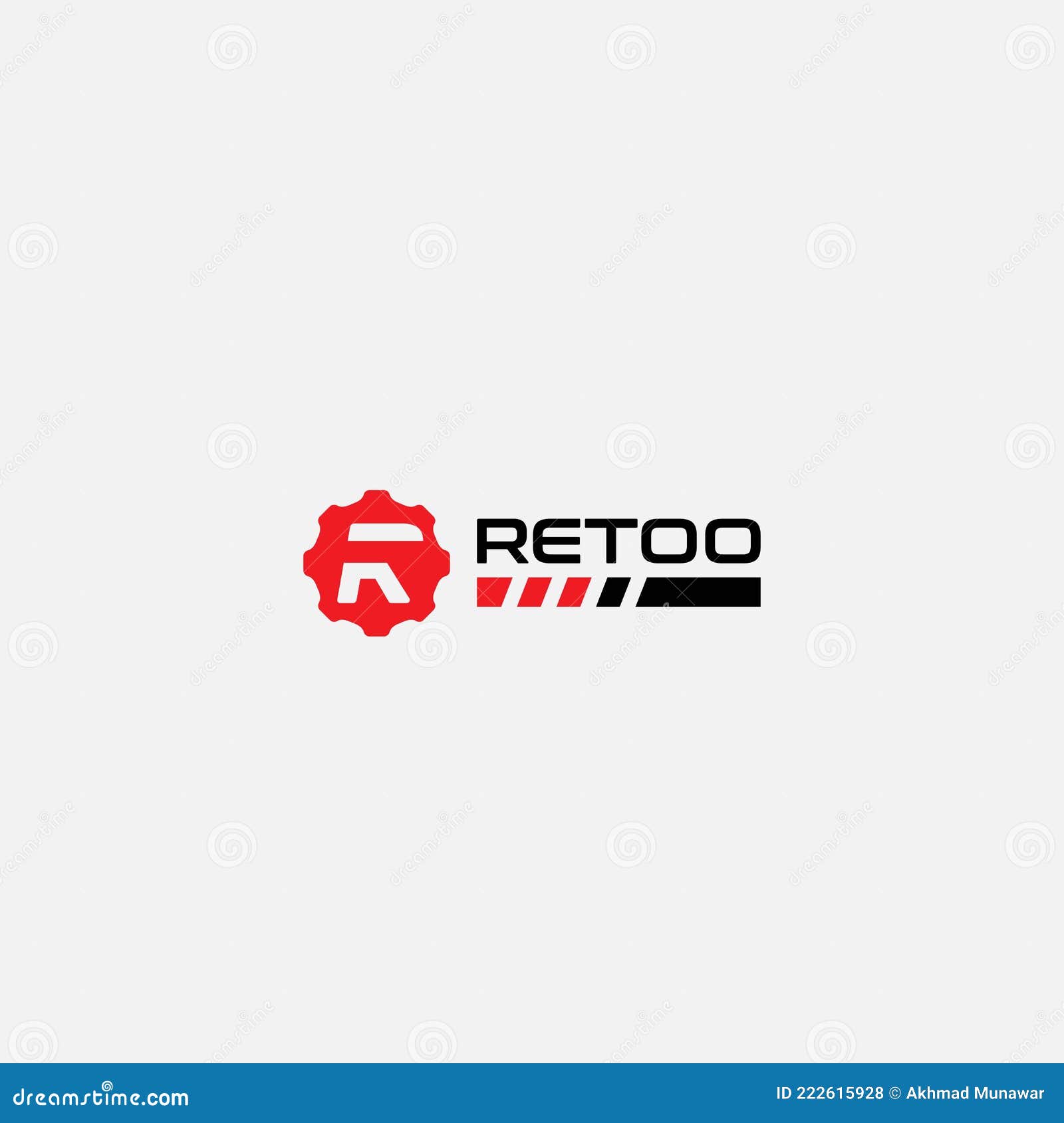 Abstract Letter R for Retoo Logo Stock Vector - Illustration of ...