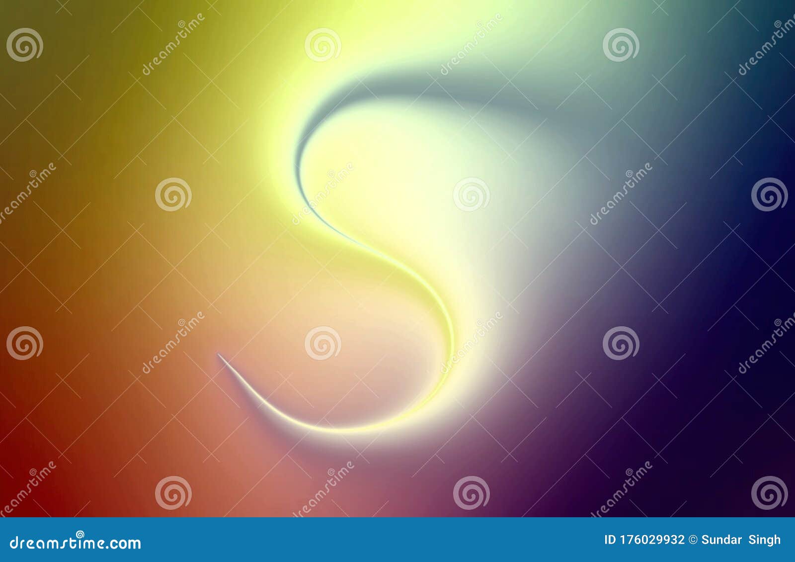 Abstract Letter S Background with Shining Light.Vector Illustration ...