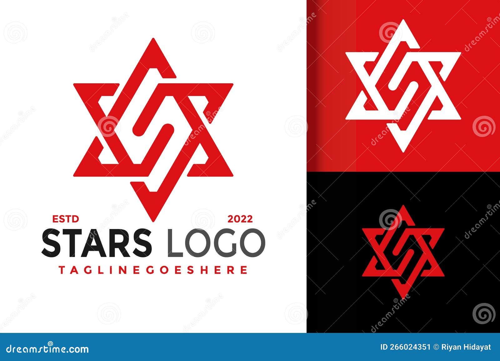 Abstract Letter S Stars Logo Logo Design Element Stock Vector ...