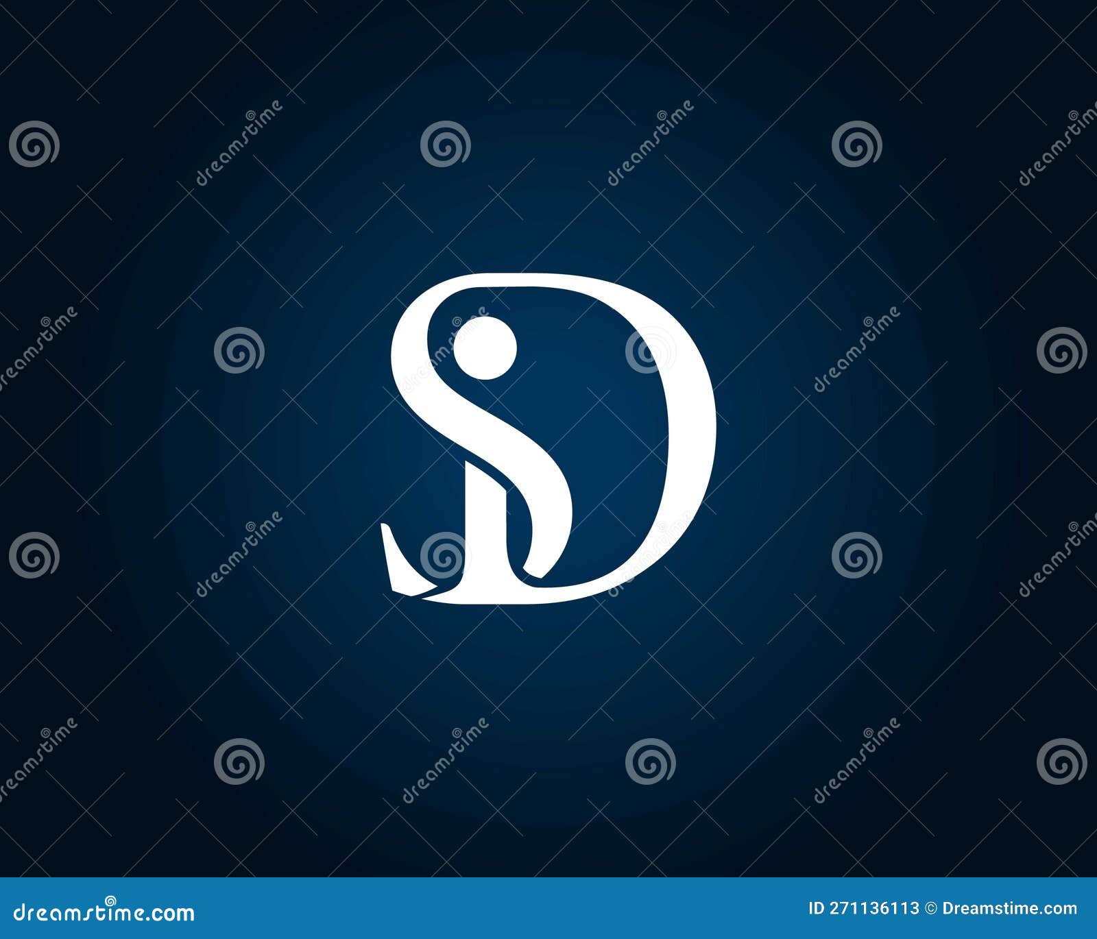 Abstract Letter Sd, Isd, Sdi and Sid Unique Logo Design Concept. Stock ...