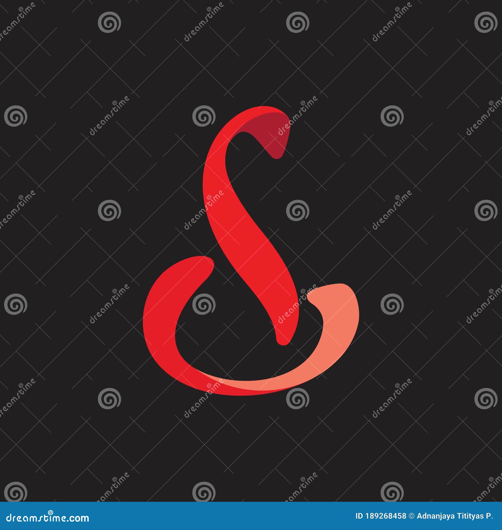 Abstract Letter Sd Red Flame Logo Vector Stock Vector - Illustration of ...