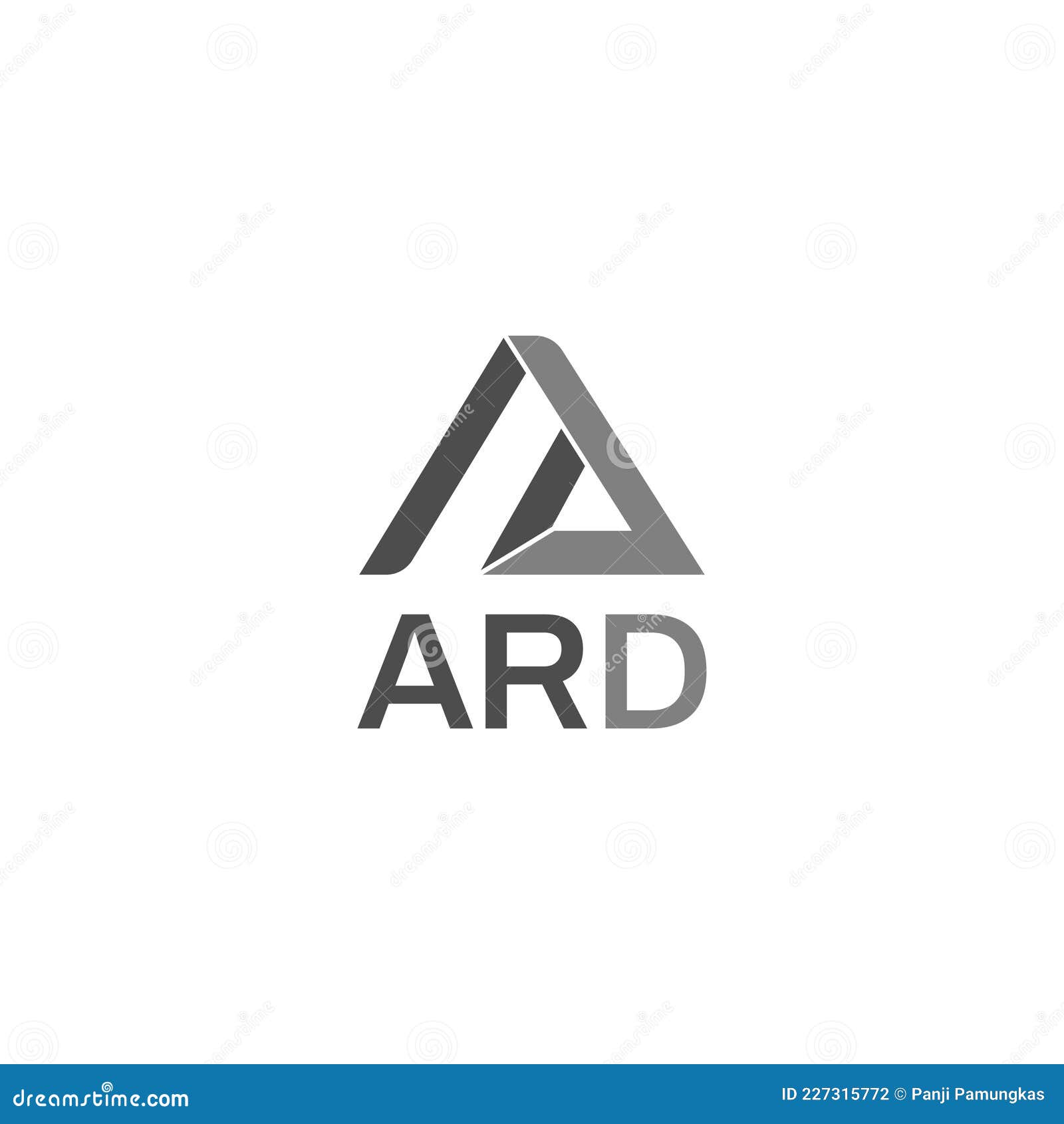 Abstract Letter a Shape Logo Design [Converted Stock Vector ...