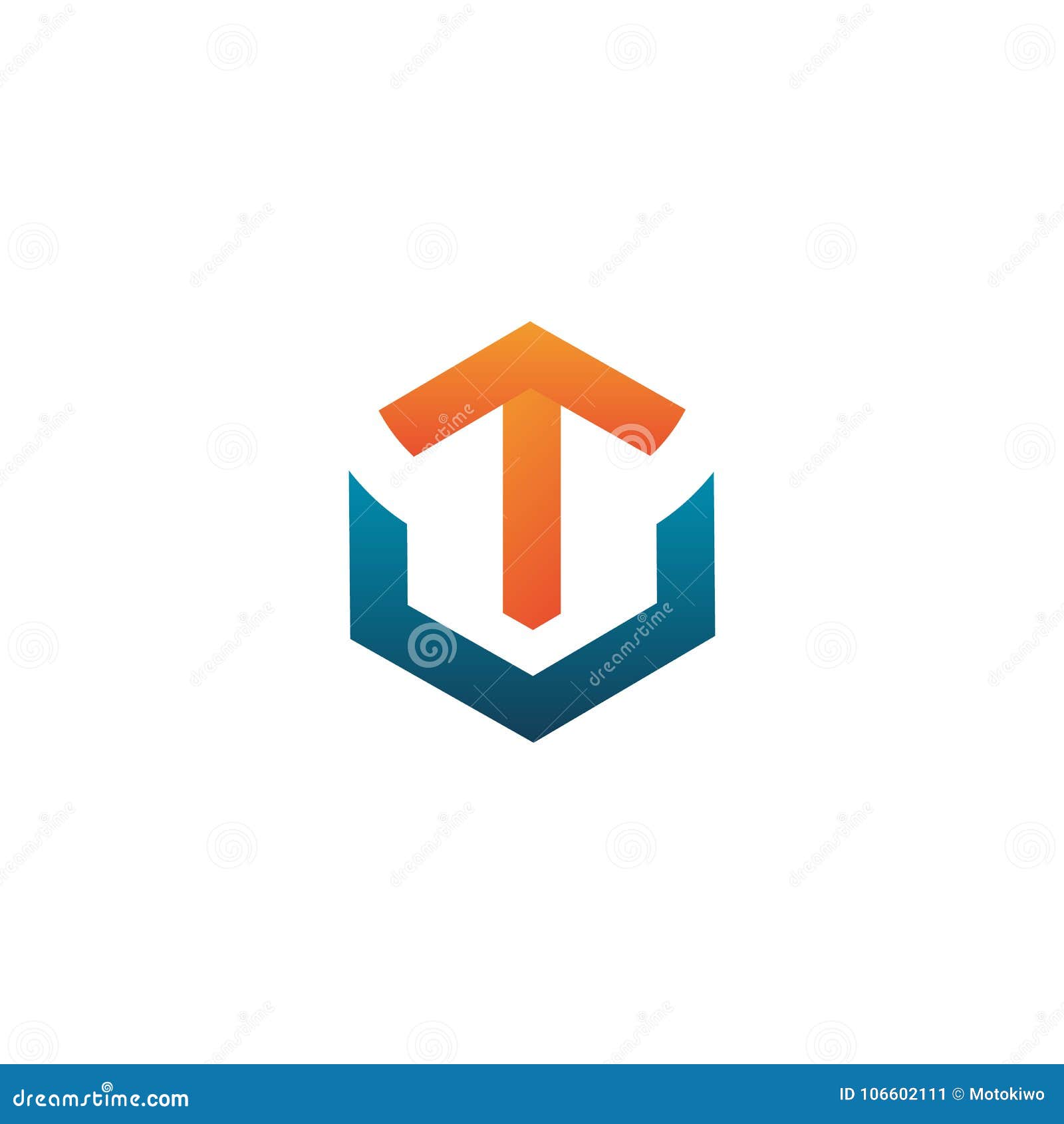 Abstract Letter TV Logo Design Idea. Stock Vector - Illustration of ...