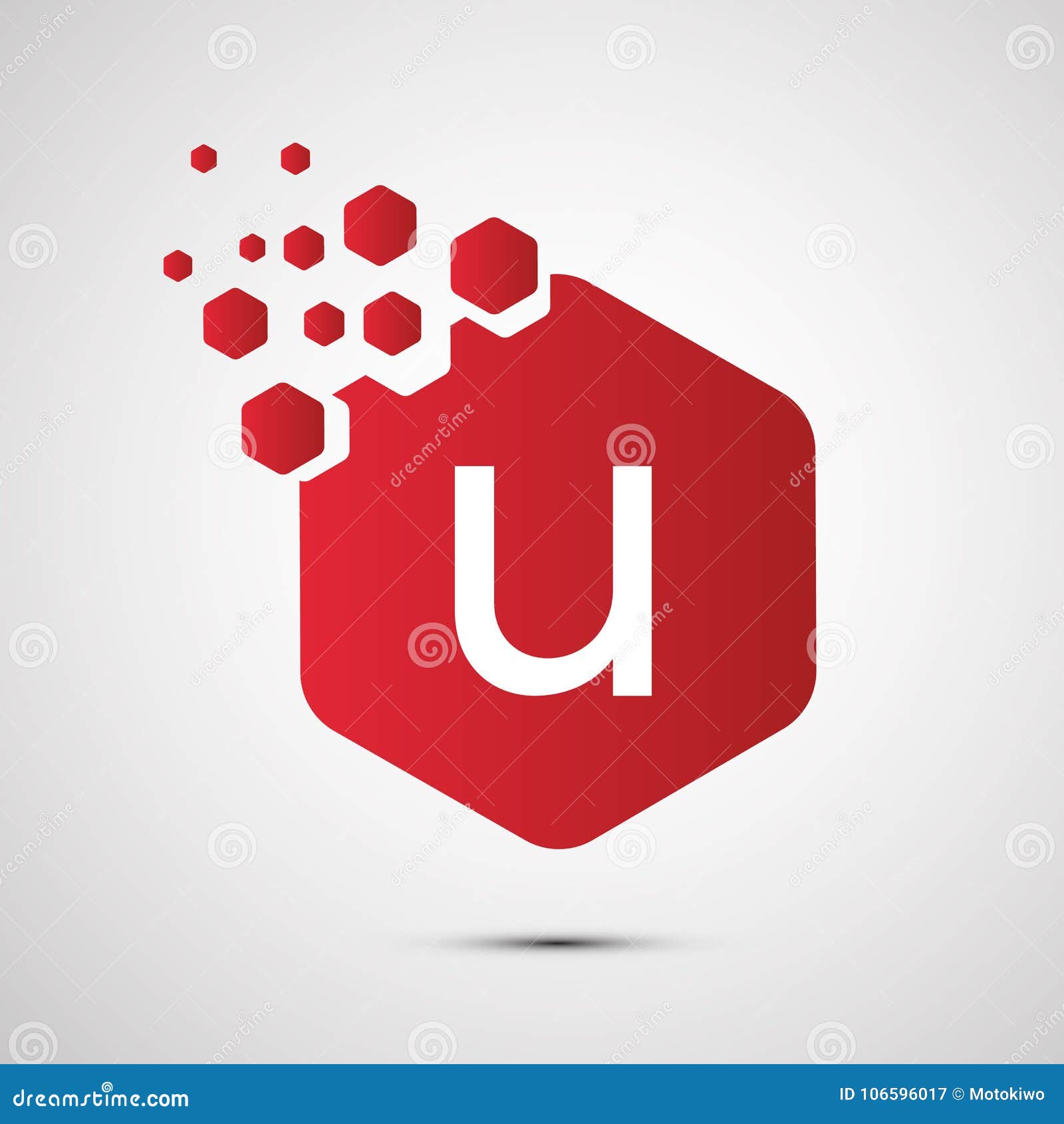 Abstract Letter U Logo Design Idea. Stock Illustration - Illustration ...