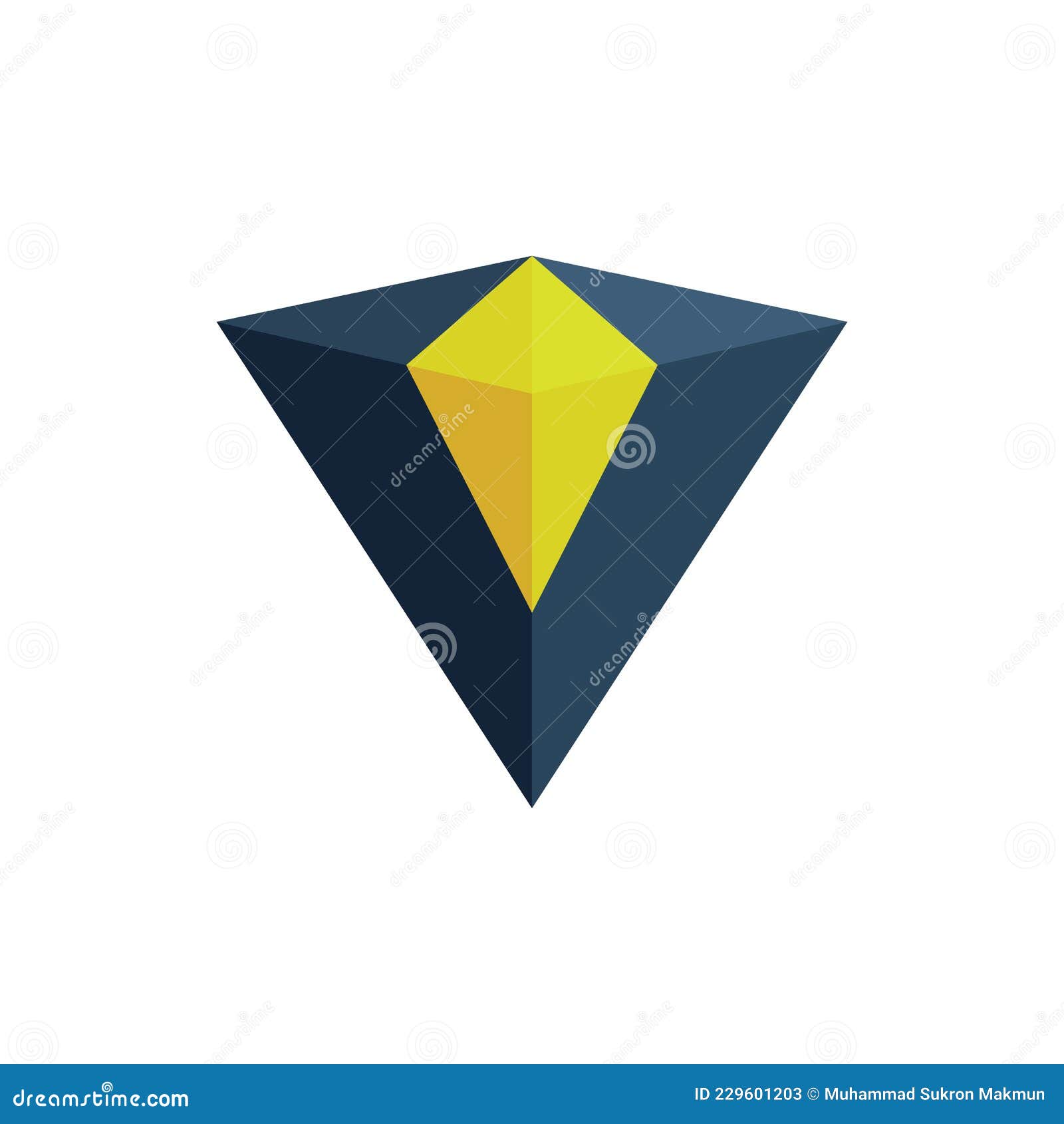 Abstract Letter V Diamond Logo Icon Stock Vector - Illustration of ...