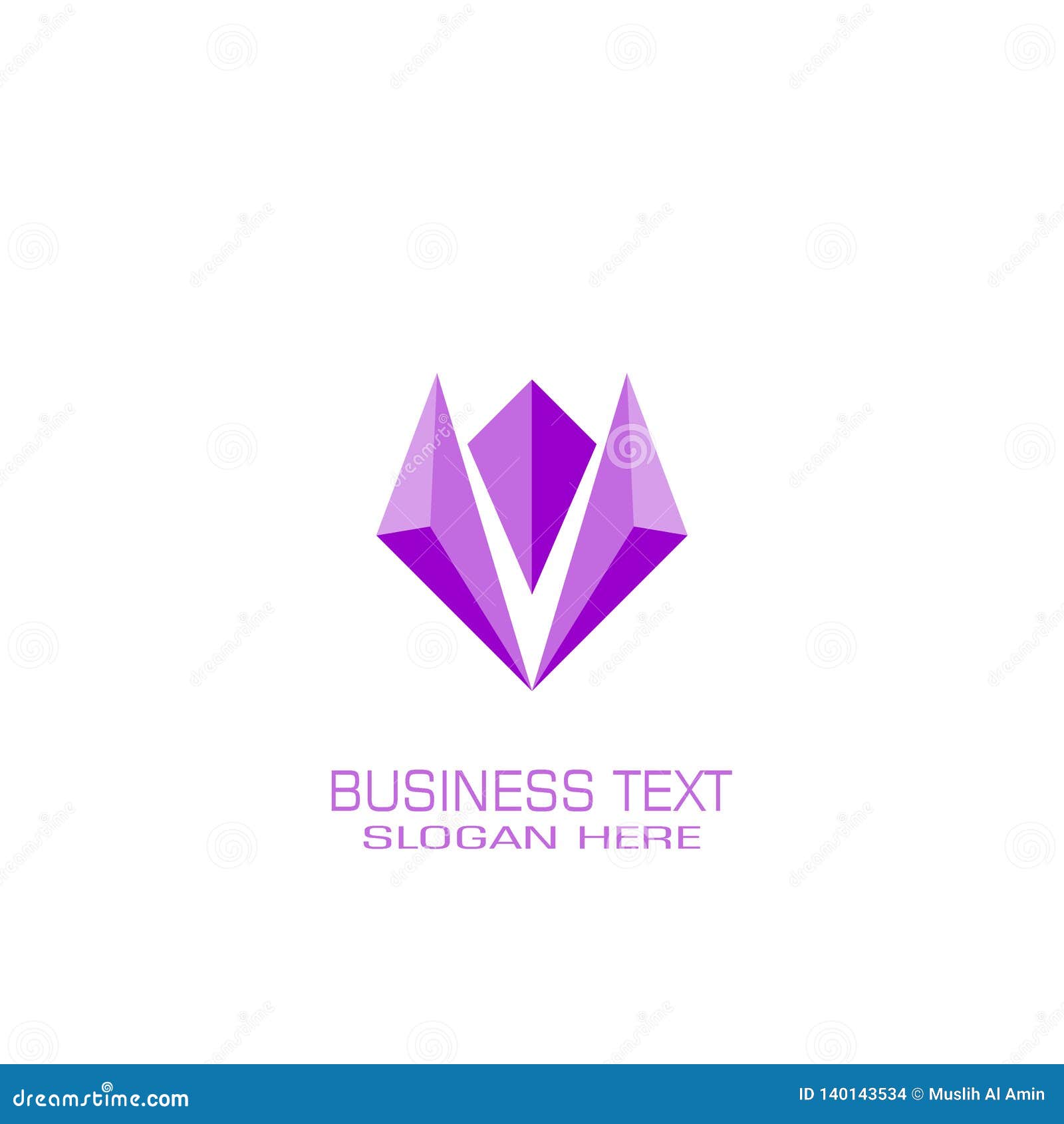 Abstract Letter V Geometric Logo. Stock Vector - Illustration of ...