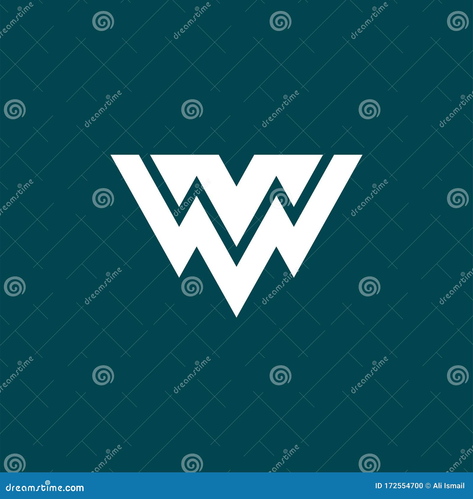 Abstract Letter W / Ww Logo Stock Vector - Illustration of identity ...