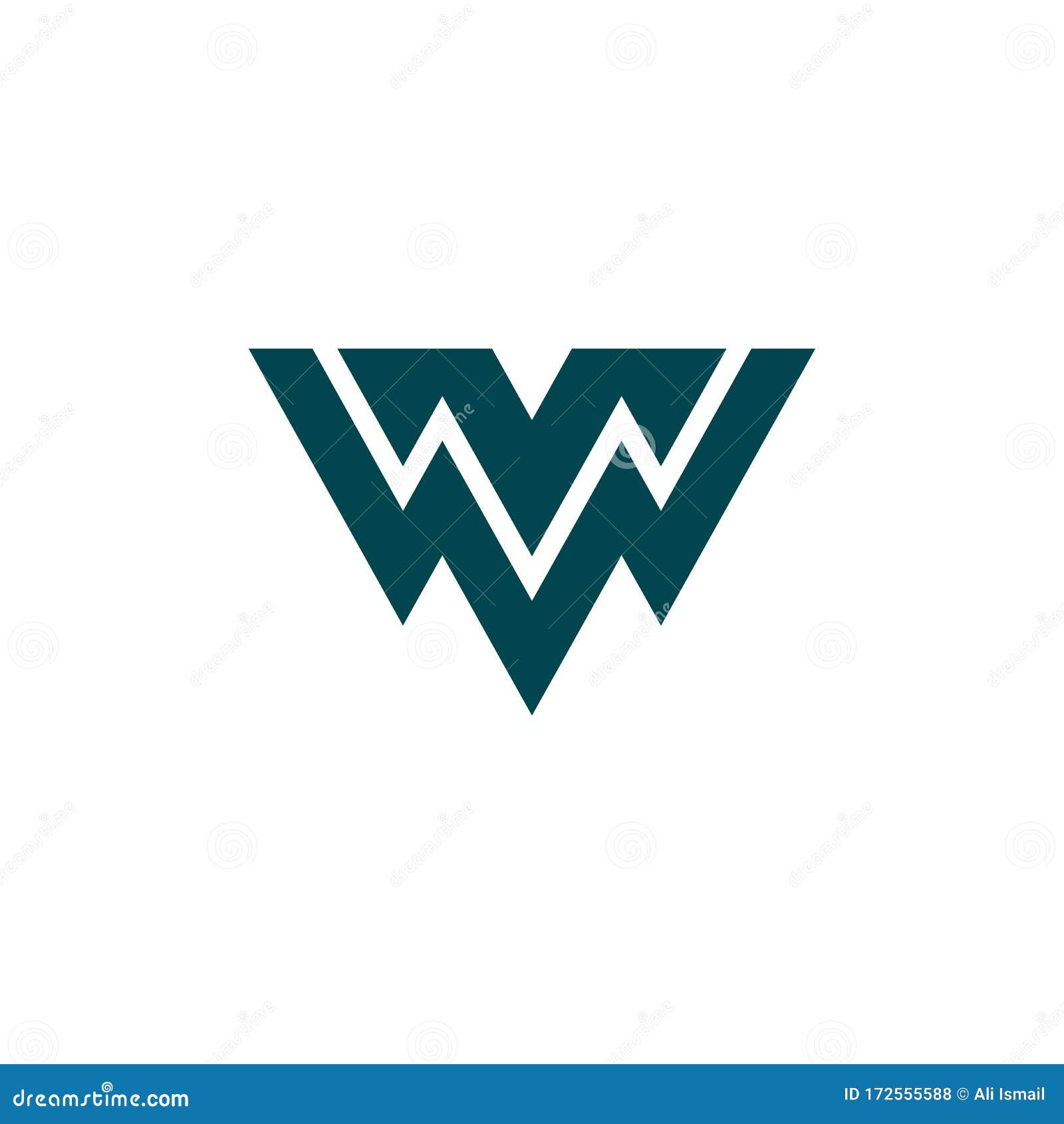 Abstract Letter W / Ww Logo Stock Vector - Illustration of business ...