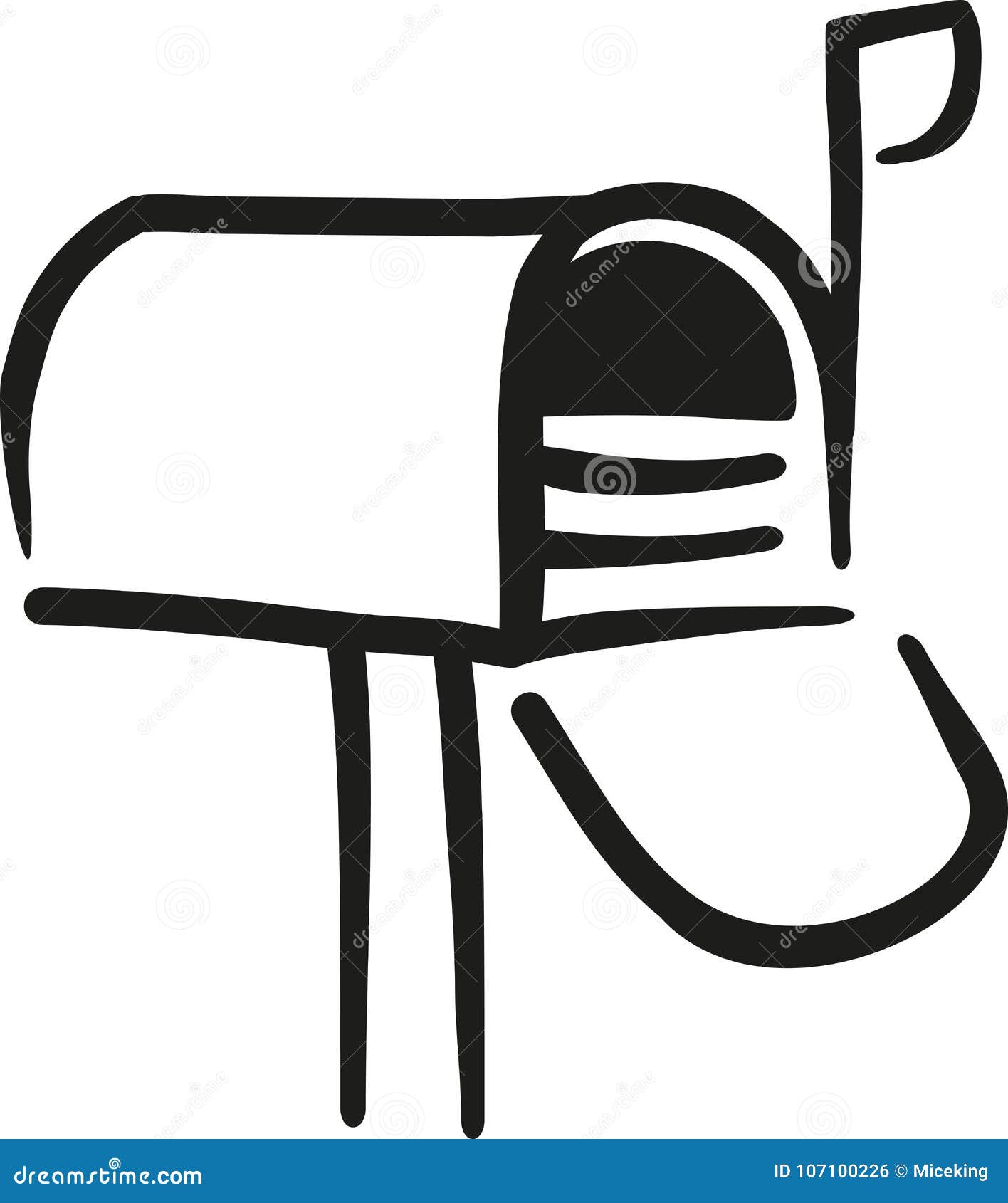 Abstract letterbox vector stock vector. Illustration of occupation ...