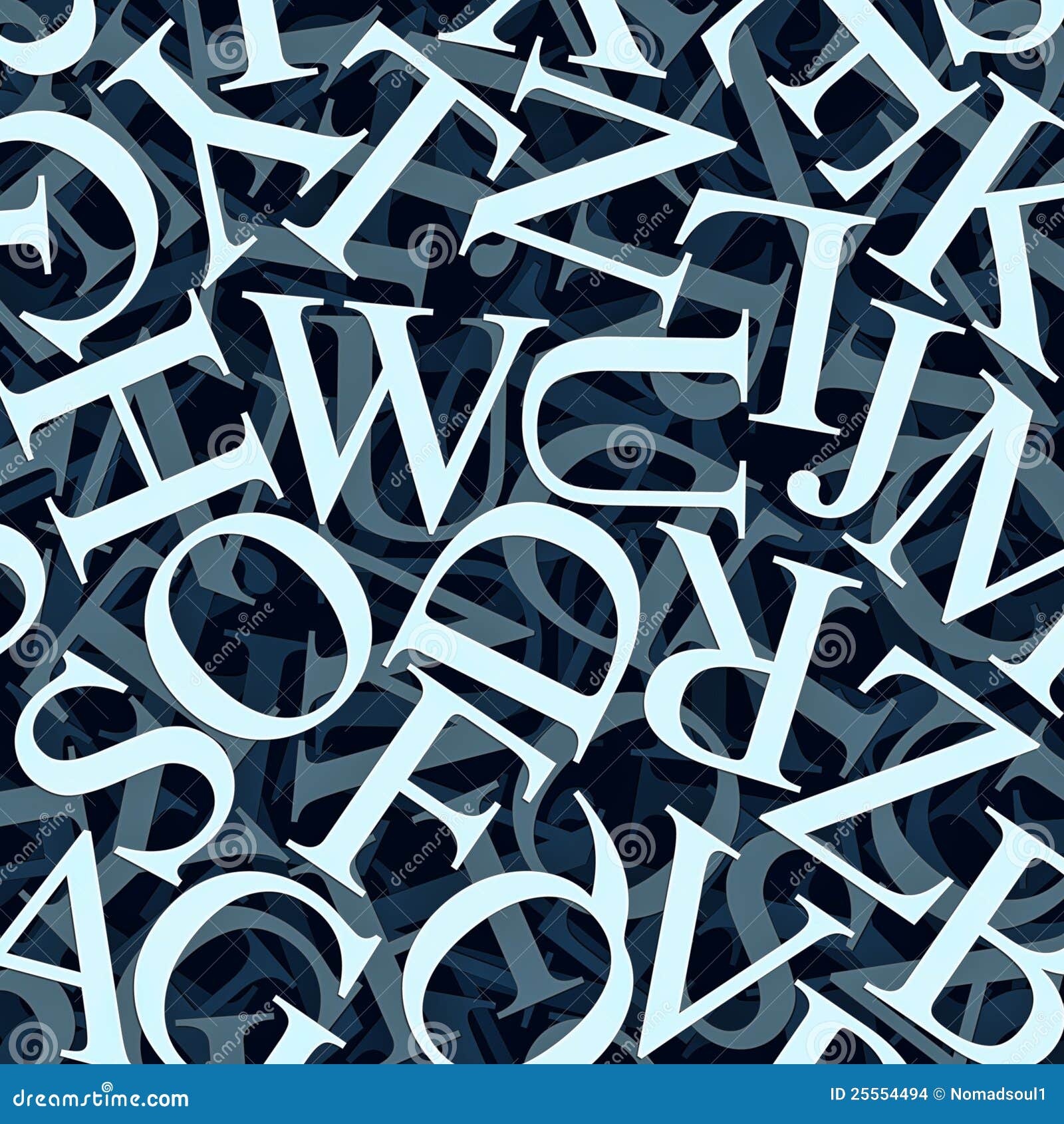 Abstract letters stock illustration. Illustration of digital - 25554494