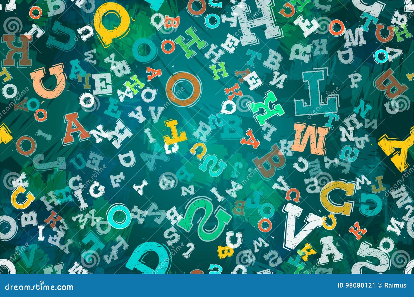 Abstract Letters Background Stock Vector - Illustration of letters ...