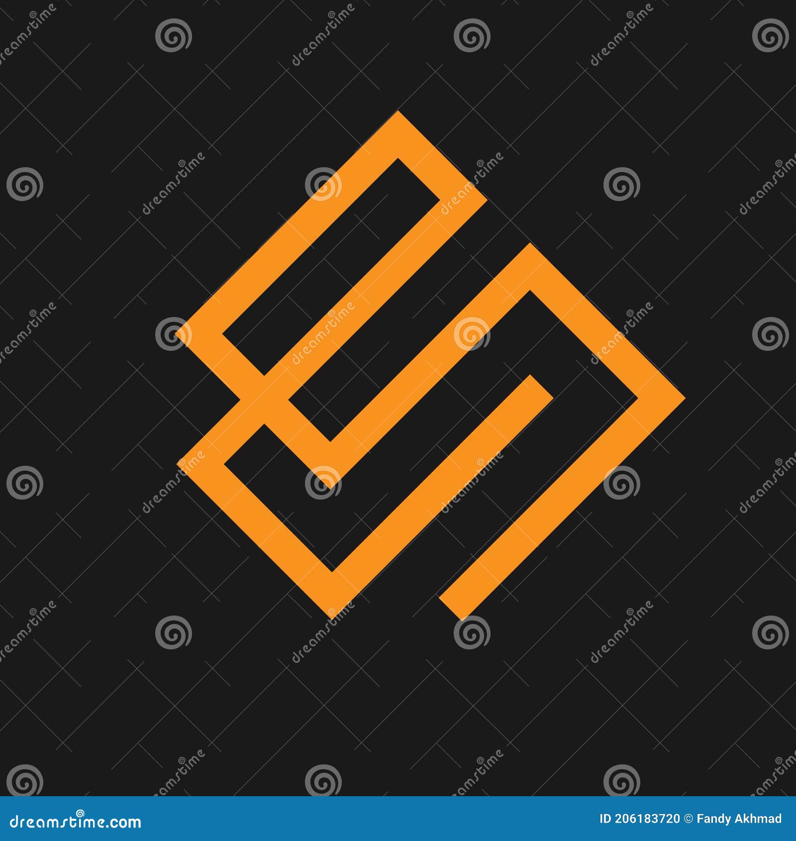 Abstract Letters CS Initial C & S Combination Logo Design Vector ...