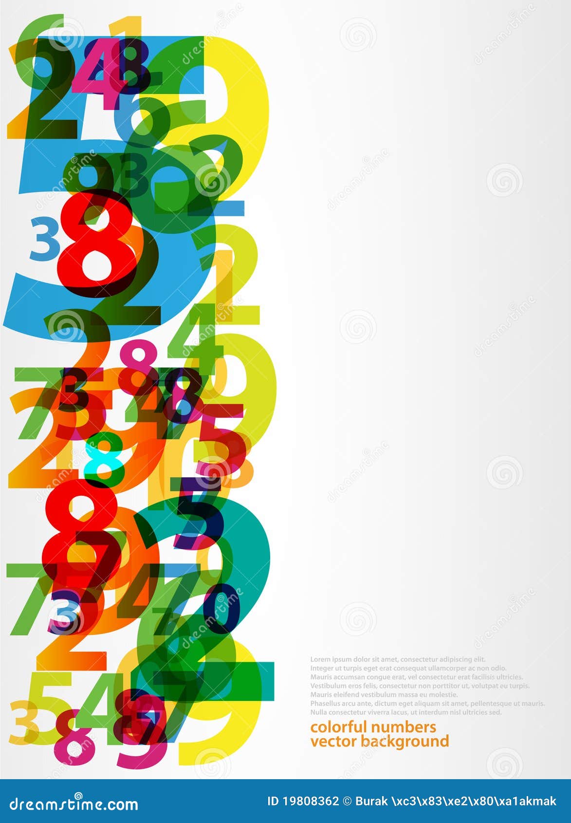Letters And Numbers Border Background Stock Image | CartoonDealer.com ...
