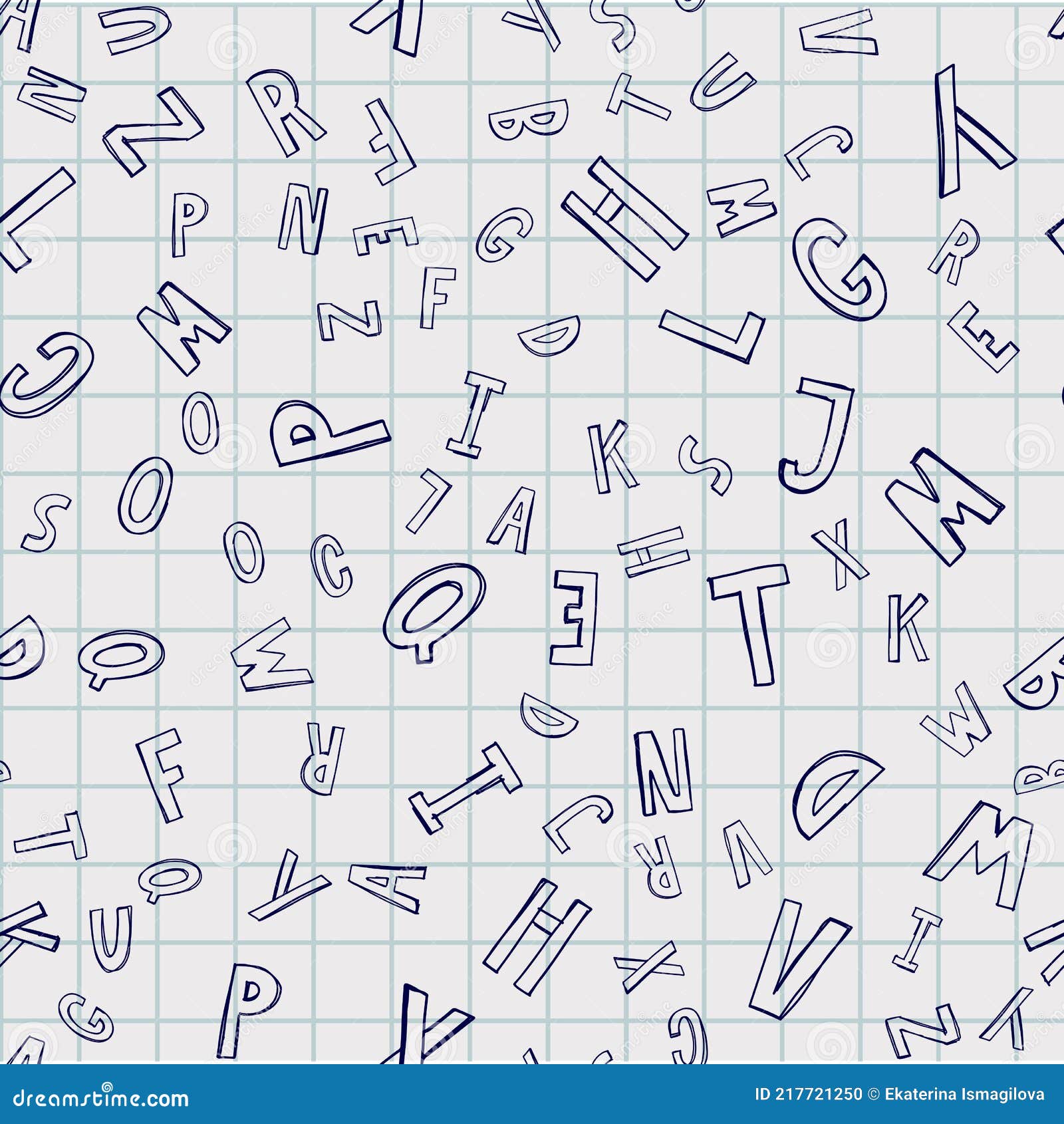 Abstract Letters Seamless Pattern Alphabet Words ABC Stock Vector ... Abstract Letters Seamless Pattern Alphabet Words ABC Stock Vector ...