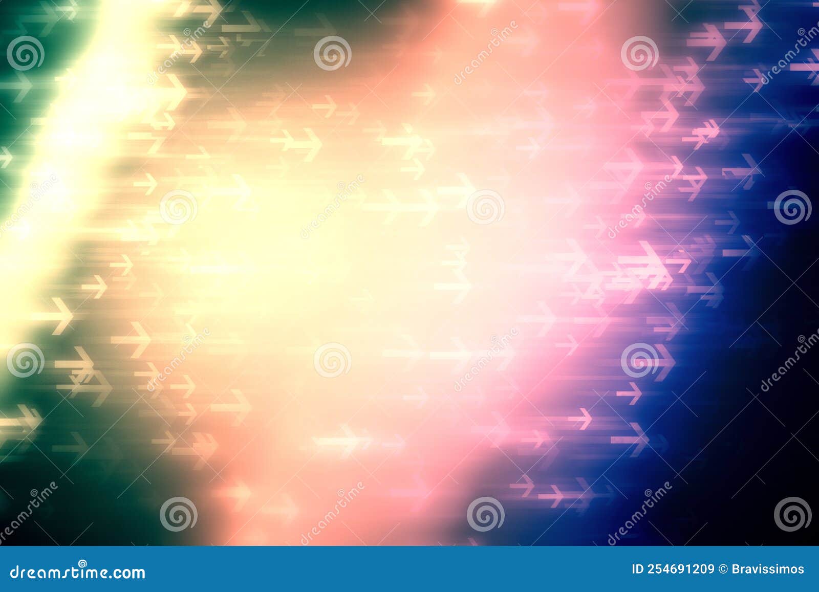 Abstract Light Background Arrow Direction, Shine Stock Illustration ...