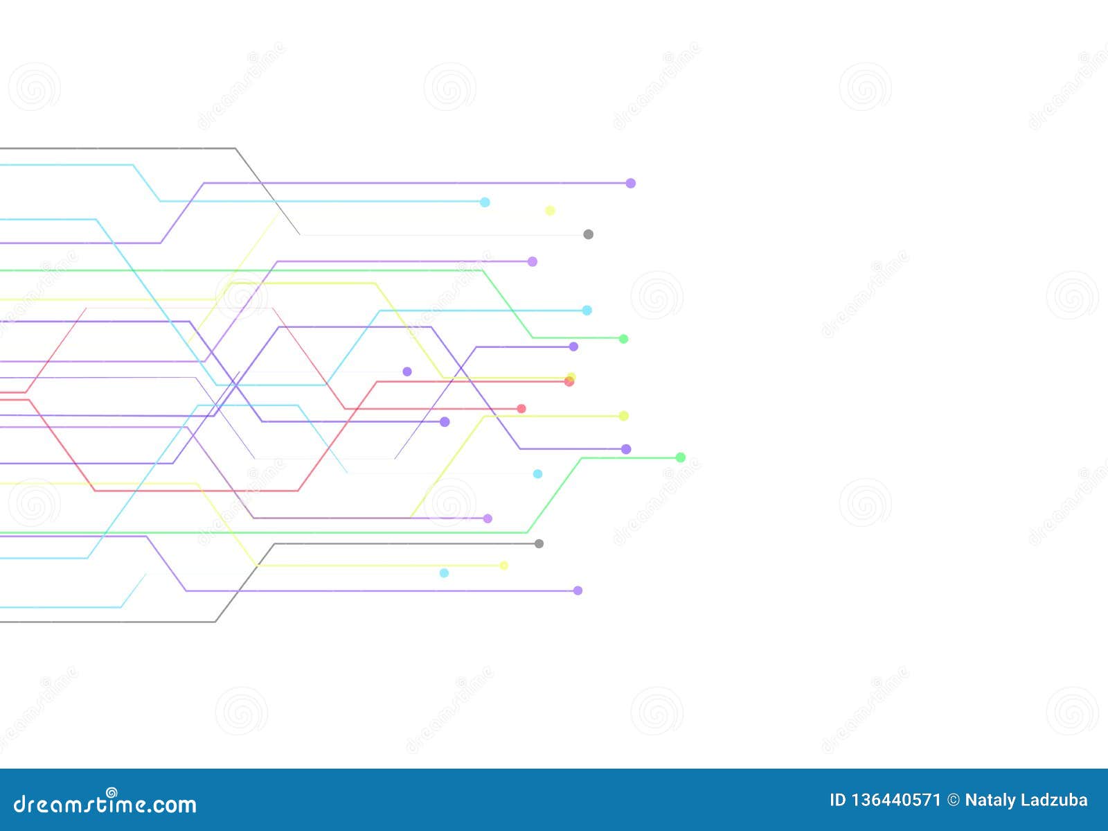 Abstract Light Background Electrical Circuit Stock Vector ...