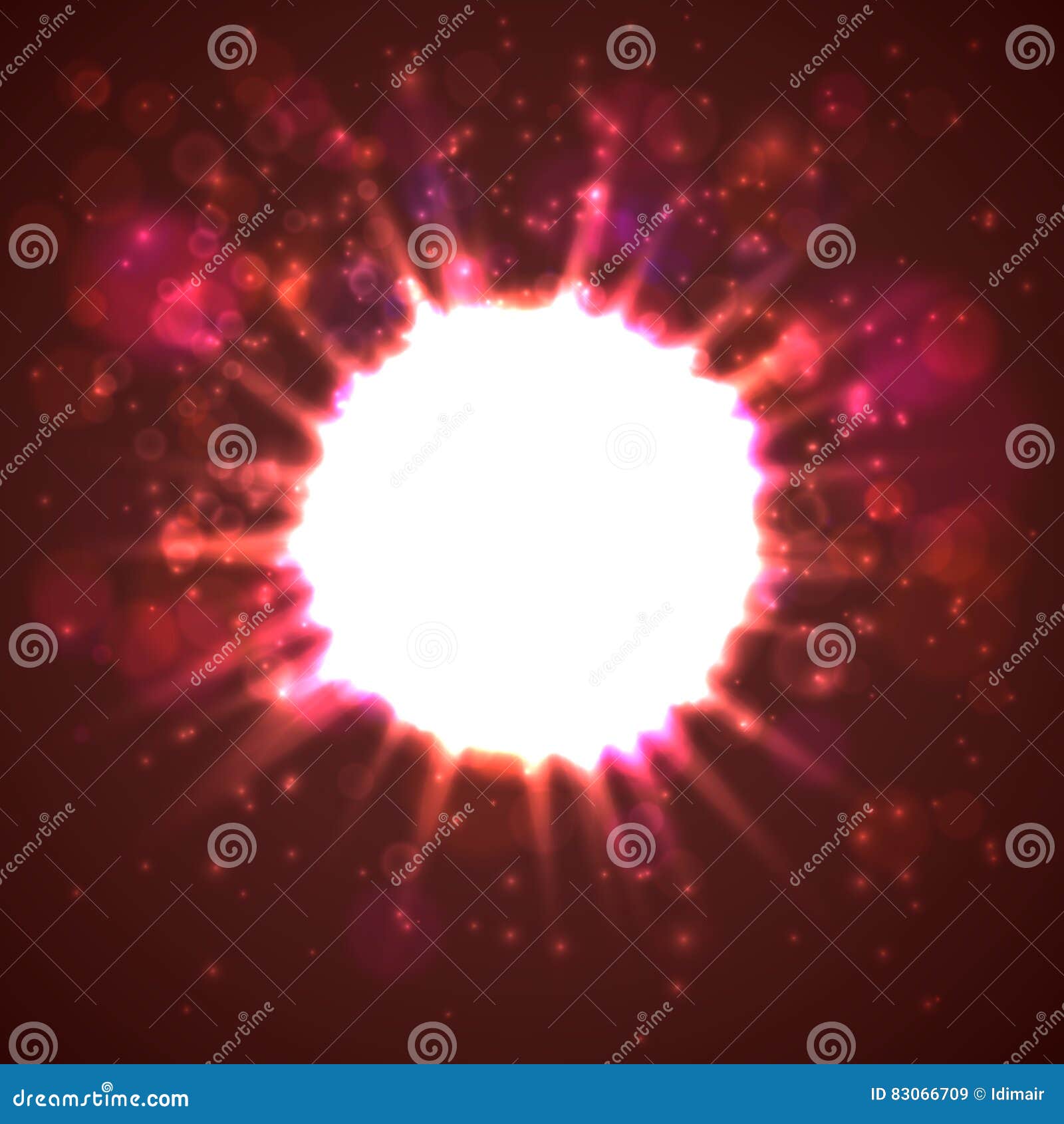 Abstract Light Background. Light Circle Banner. Vector Illustration ...