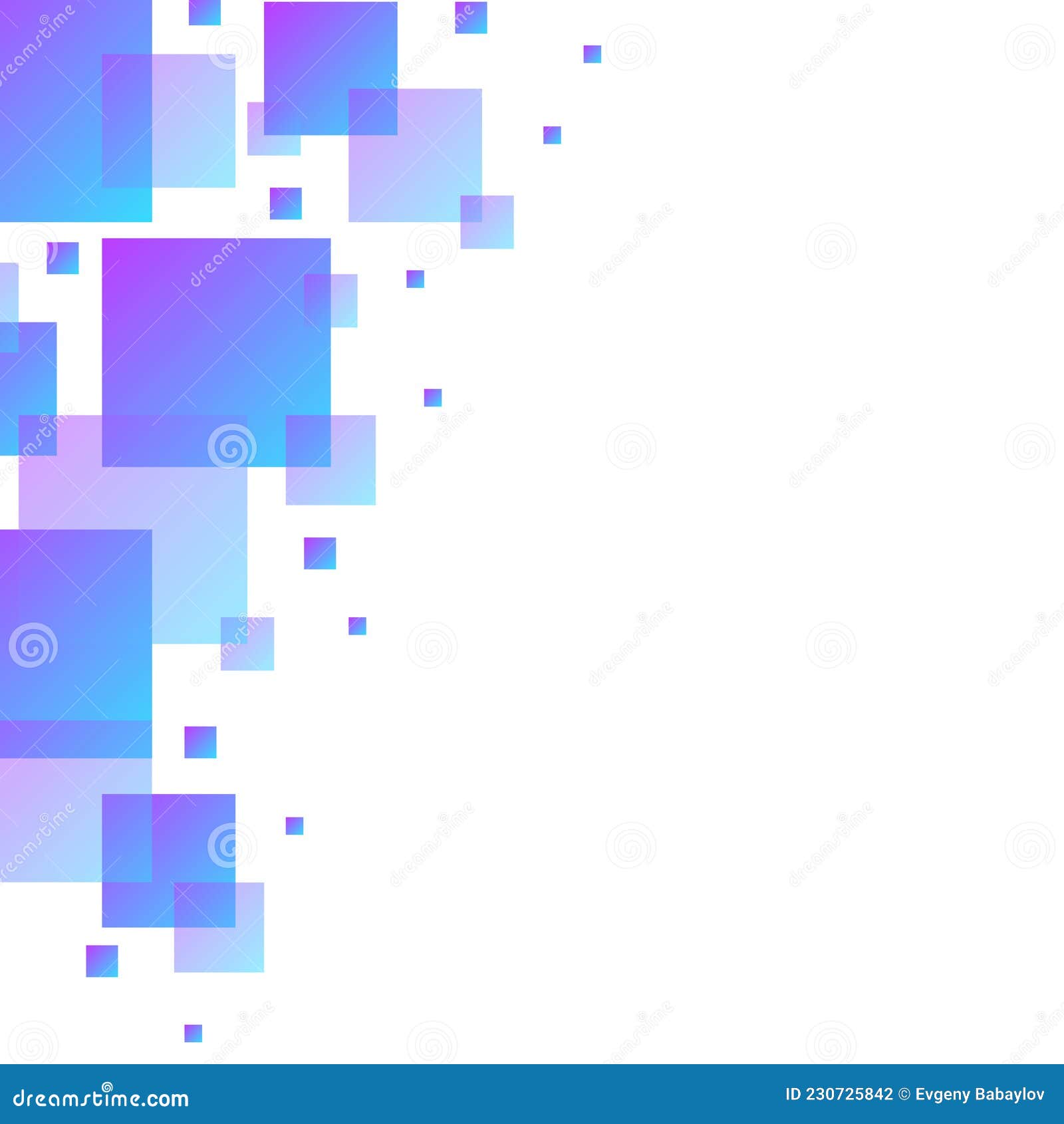 Abstract Light Background with Many Blue Squares - Vector Stock Vector ...