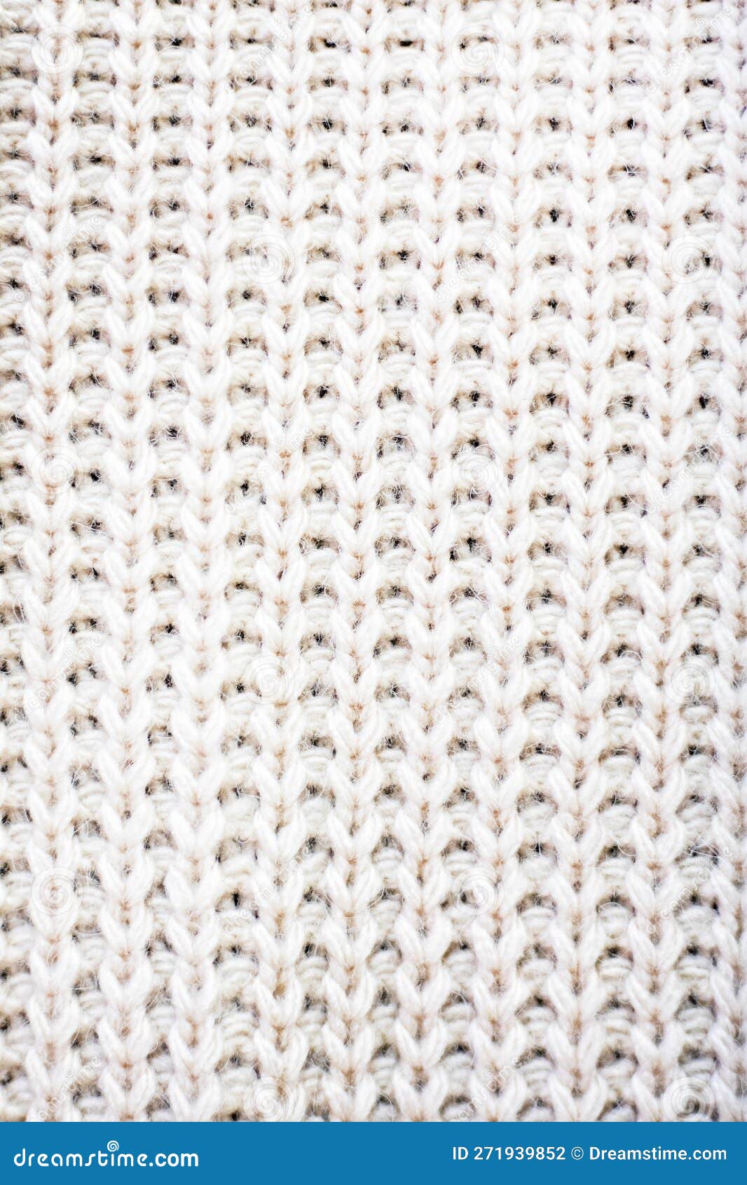 Abstract Light Background from a Stylish Knitted Thread. Do with Hands ...
