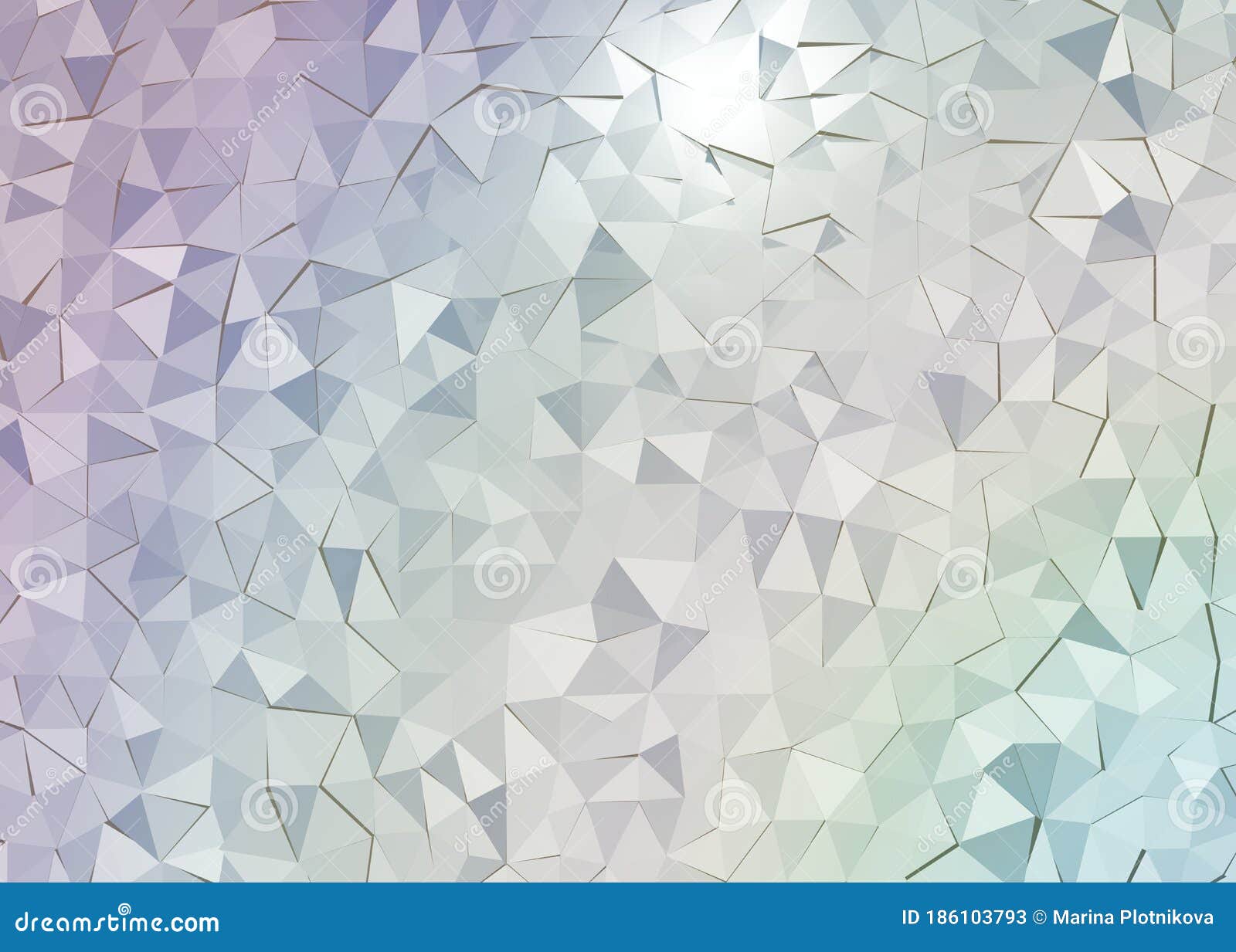 Abstract Light Background with Triangle Shapes 3d Stock Illustration ...
