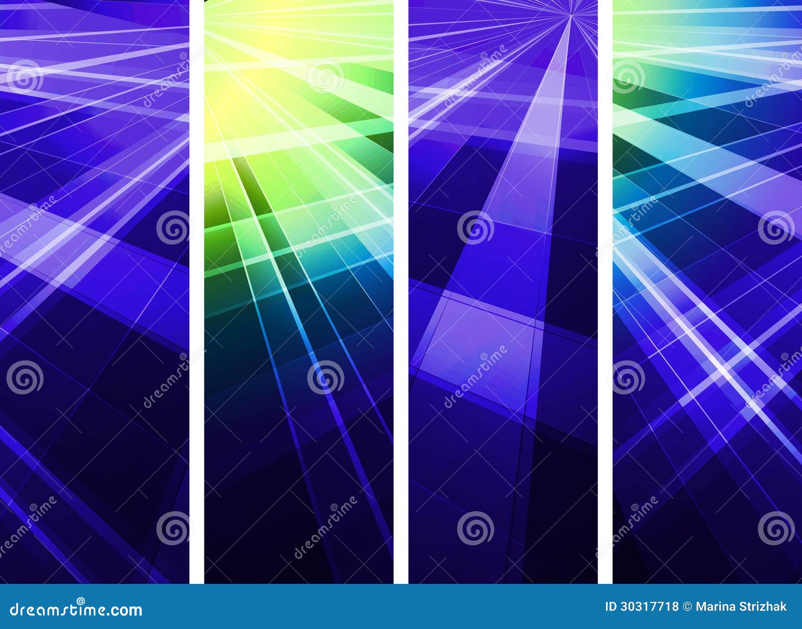 Abstract light banner stock illustration. Illustration of blue - 30317718