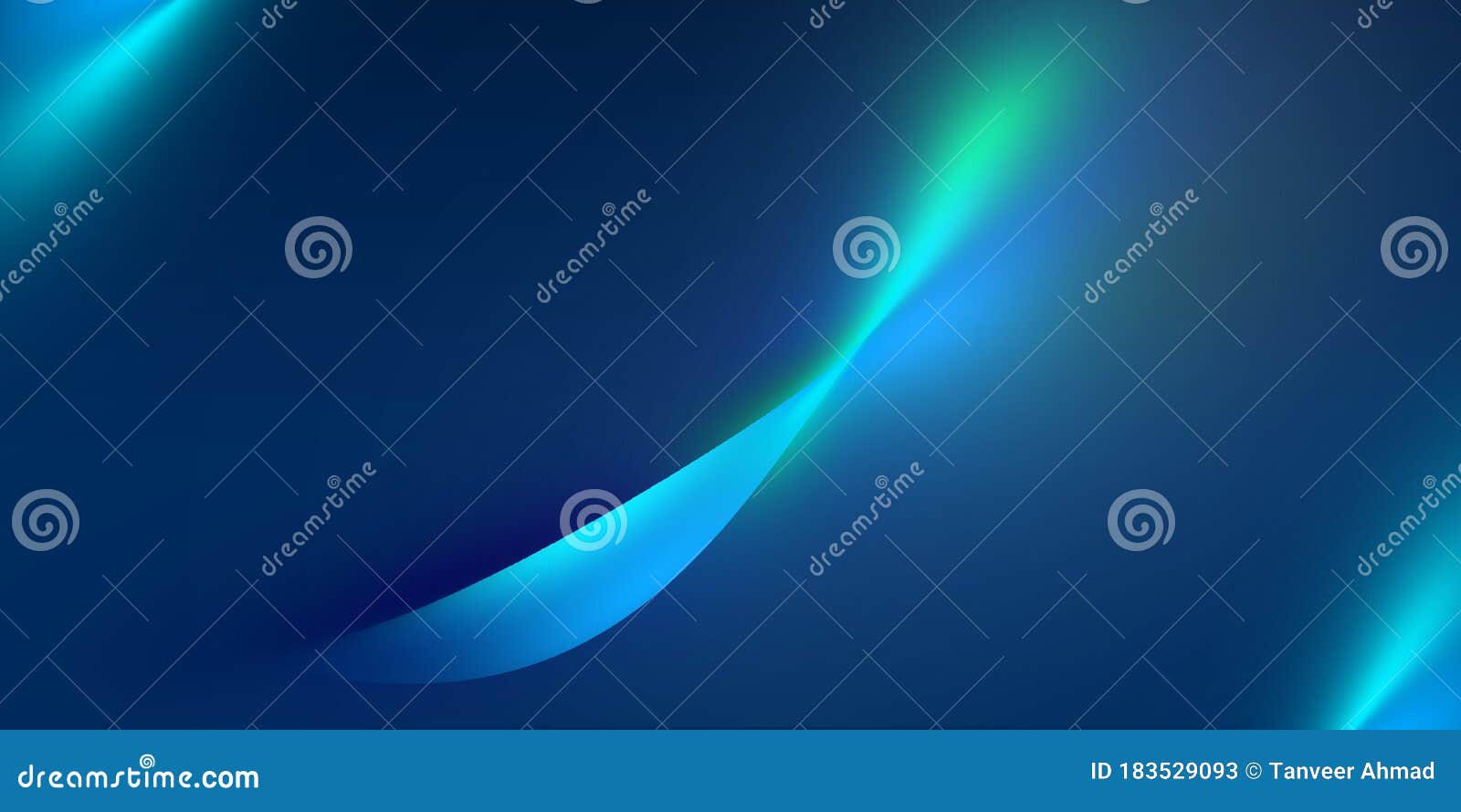 Abstract Light Beam Blue Background Illustration with Glow Effect and ...