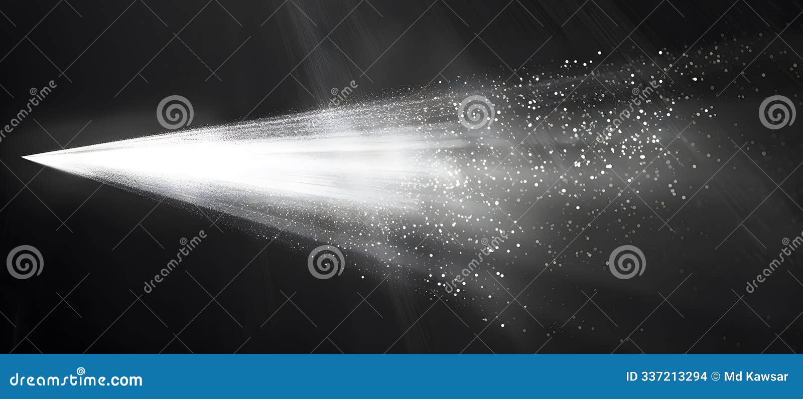 Abstract Light Beam with Grainy Texture Stock Illustration ...