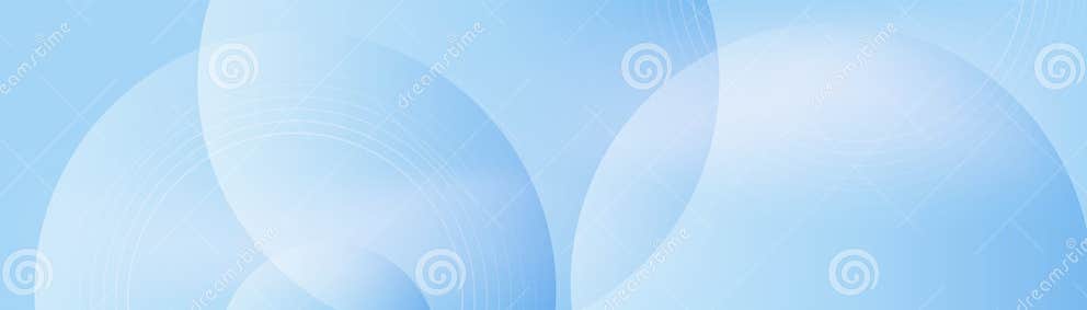 Abstract Light Blue Background with Circular Patterns and Soft ...