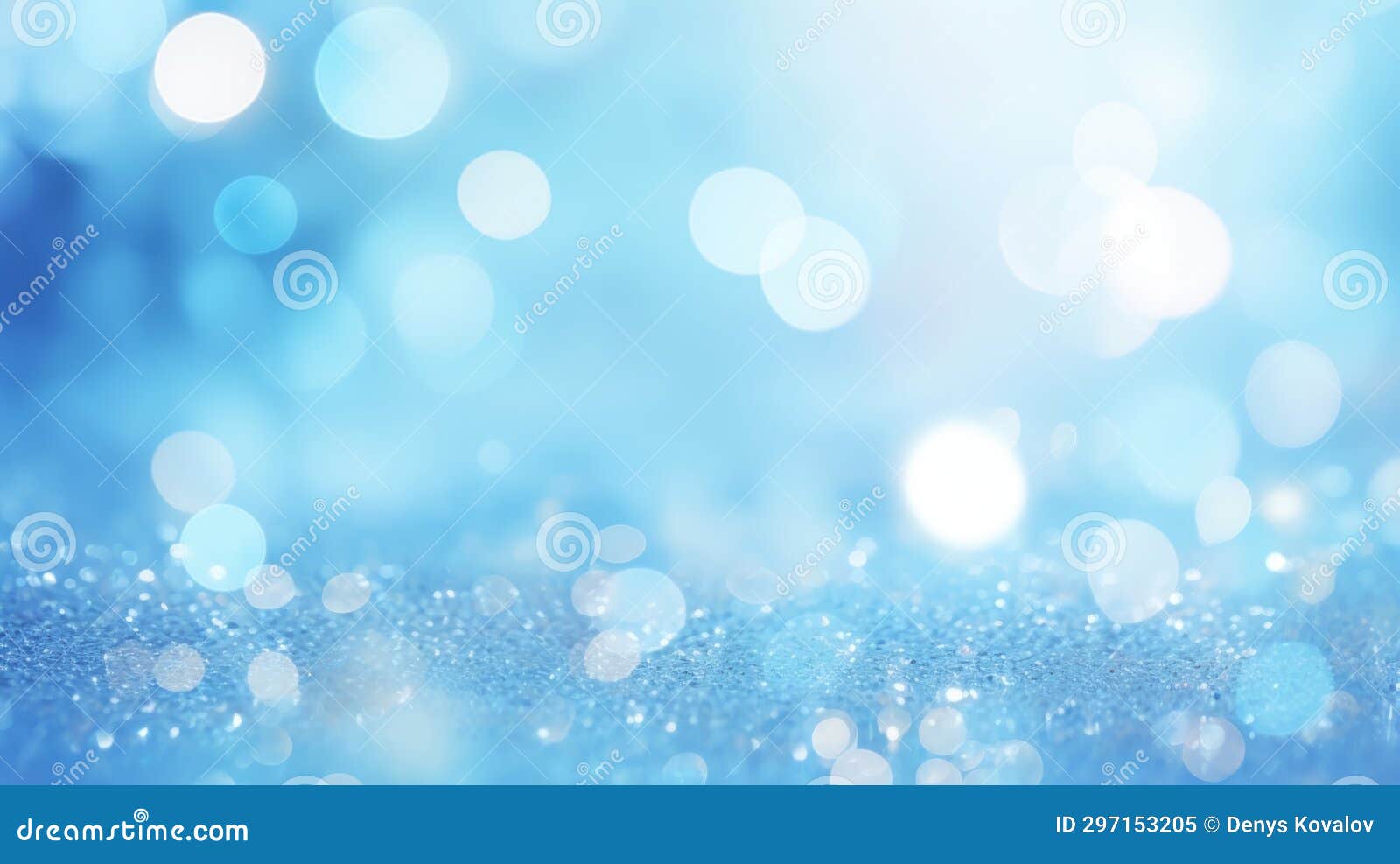 Abstract Light Blue Background Image with Soft Bokeh. Generative AI ...