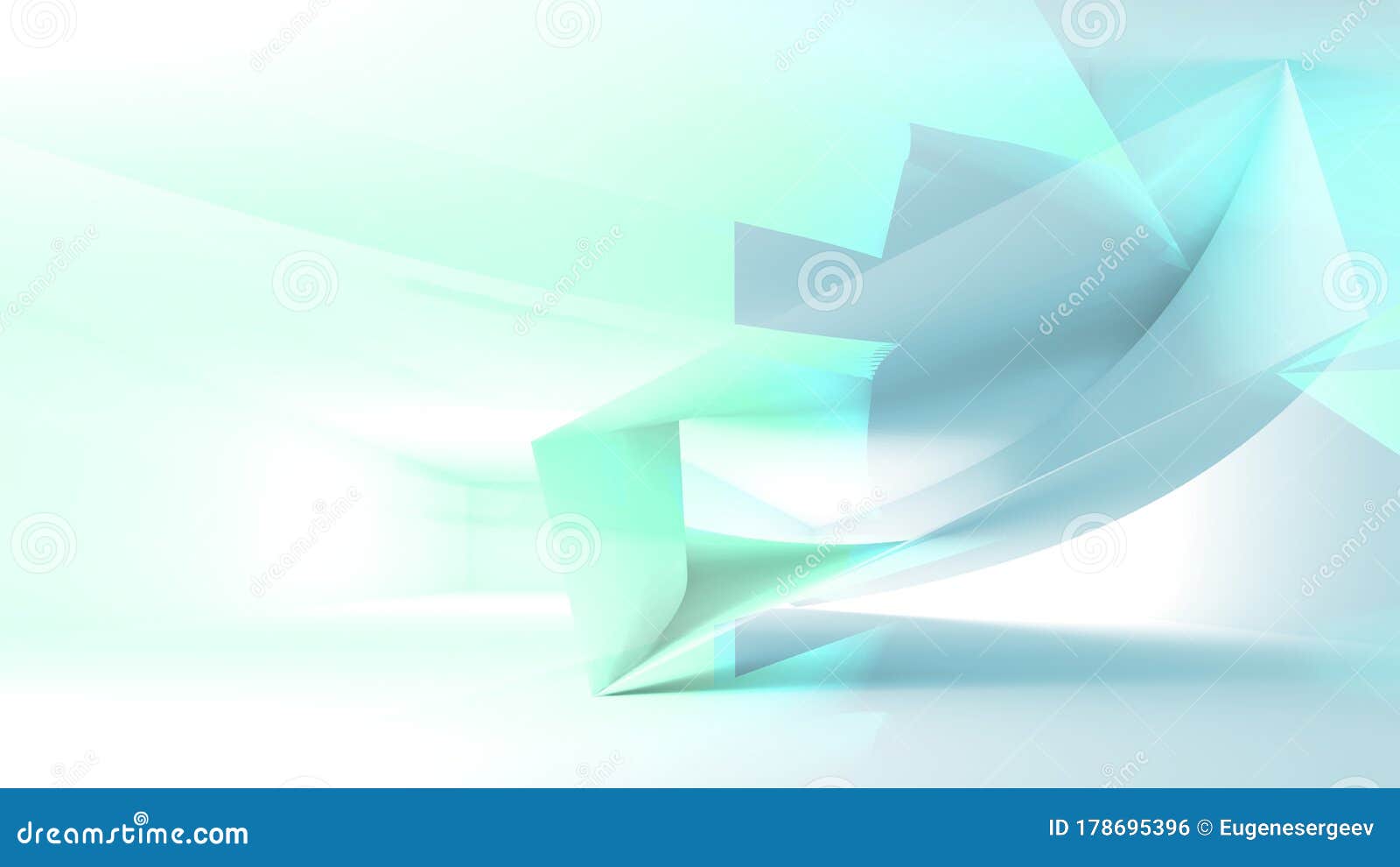 Abstract Light Blue Background with Shiny Pattern, 3d Stock ...