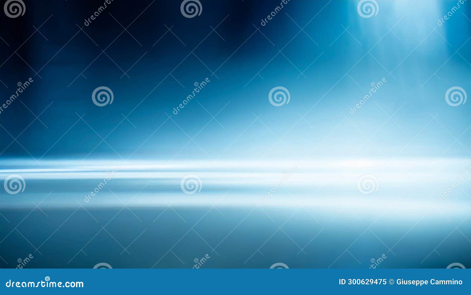 Abstract Light Blue Blurred Background with Beautiful Lighting Spots ...