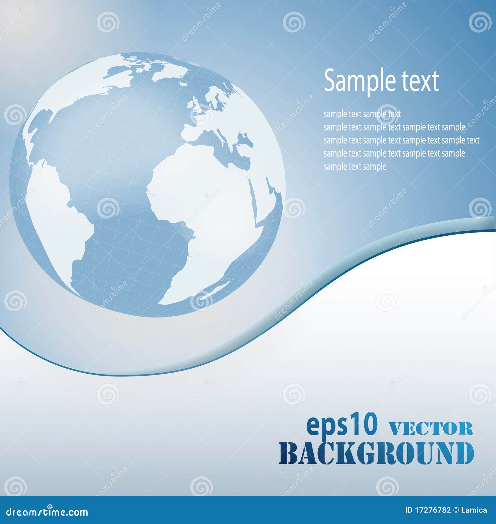 Abstract Light Blue Business Background Stock Vector - Illustration of ...