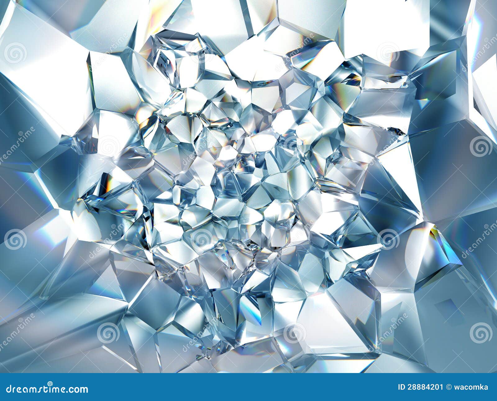 Abstract Light Blue Clear Crystal Background Stock Illustration ...