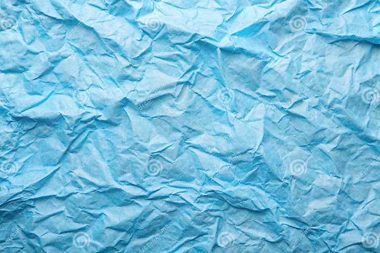 Abstract Light Blue Crumpled Paper Texture for Creative Designs Stock ...