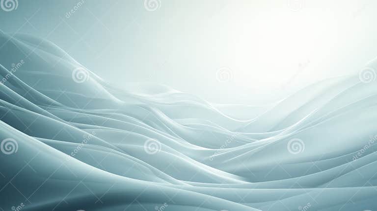 Abstract Light Blue Fluid Waves Background Stock Illustration ...