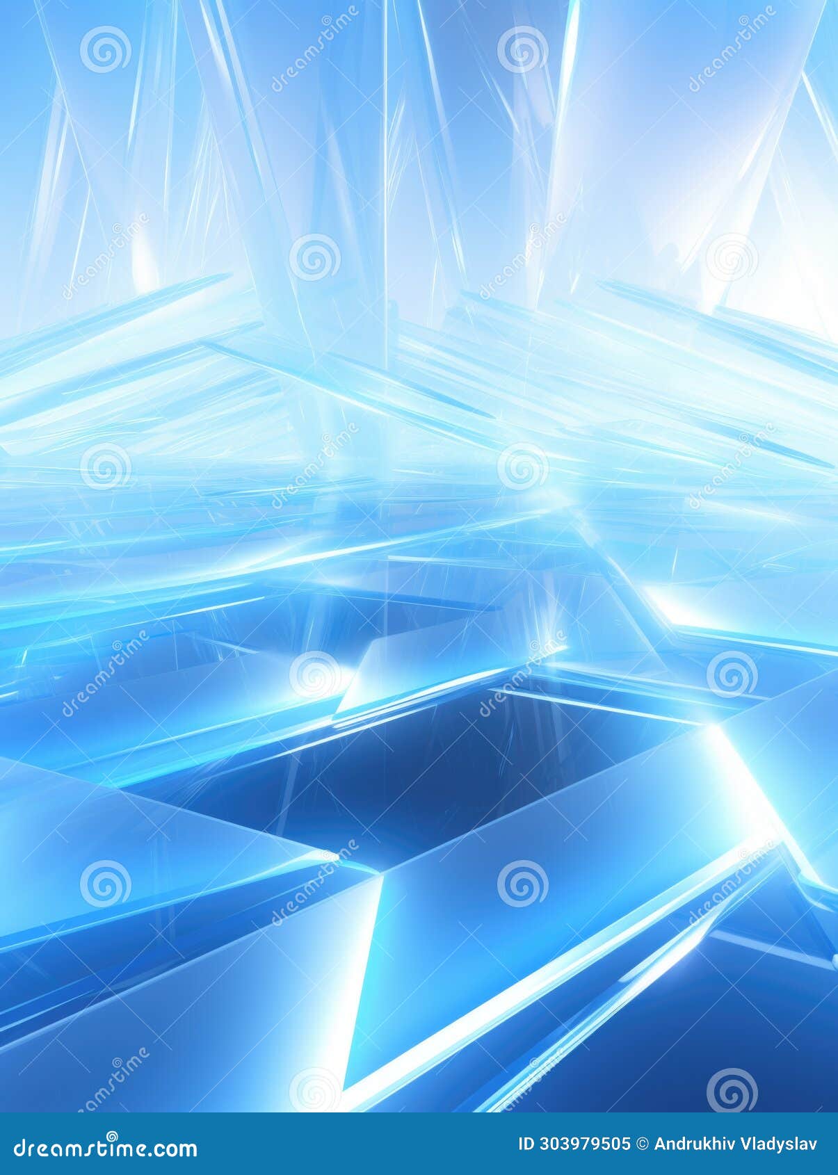 Abstract Light Blue Futuristic Background, Abstract Illustration Stock ...