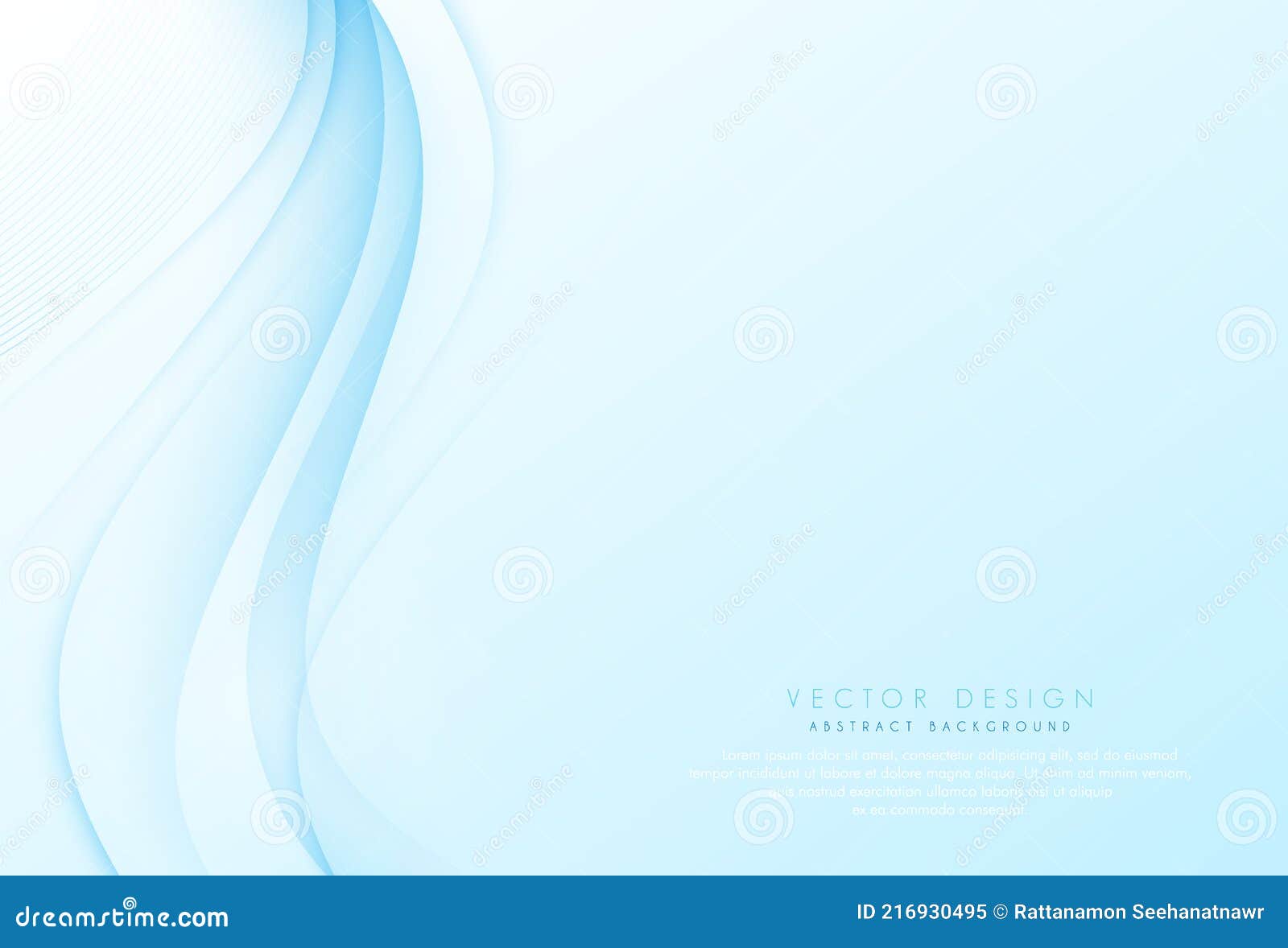 Abstract Light Blue Gradient Wave Background Modern Design Ideas ...