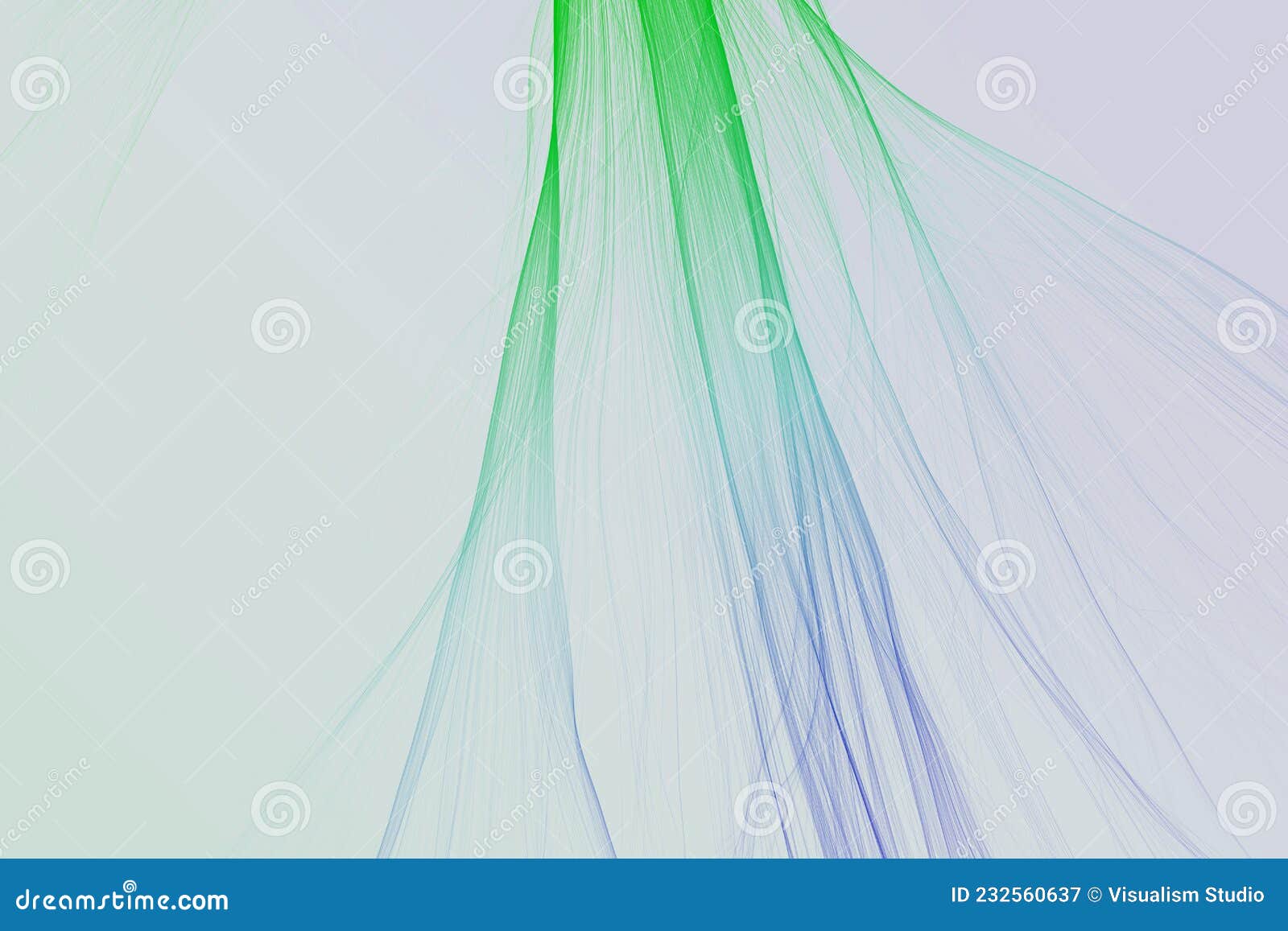 Abstract Light Blue and Green Lighting Root Unique Line Overlay Pattern ...