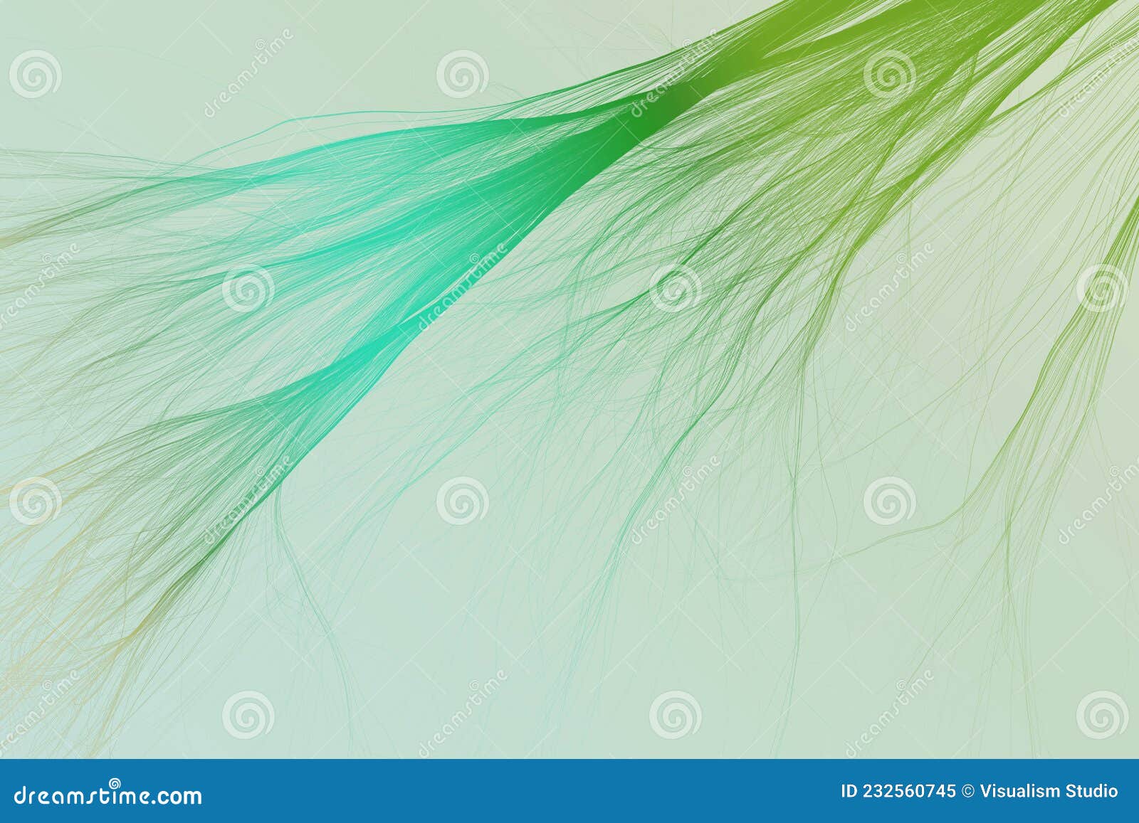Abstract Light Blue and Green Lighting Root Unique Line Overlay Pattern ...