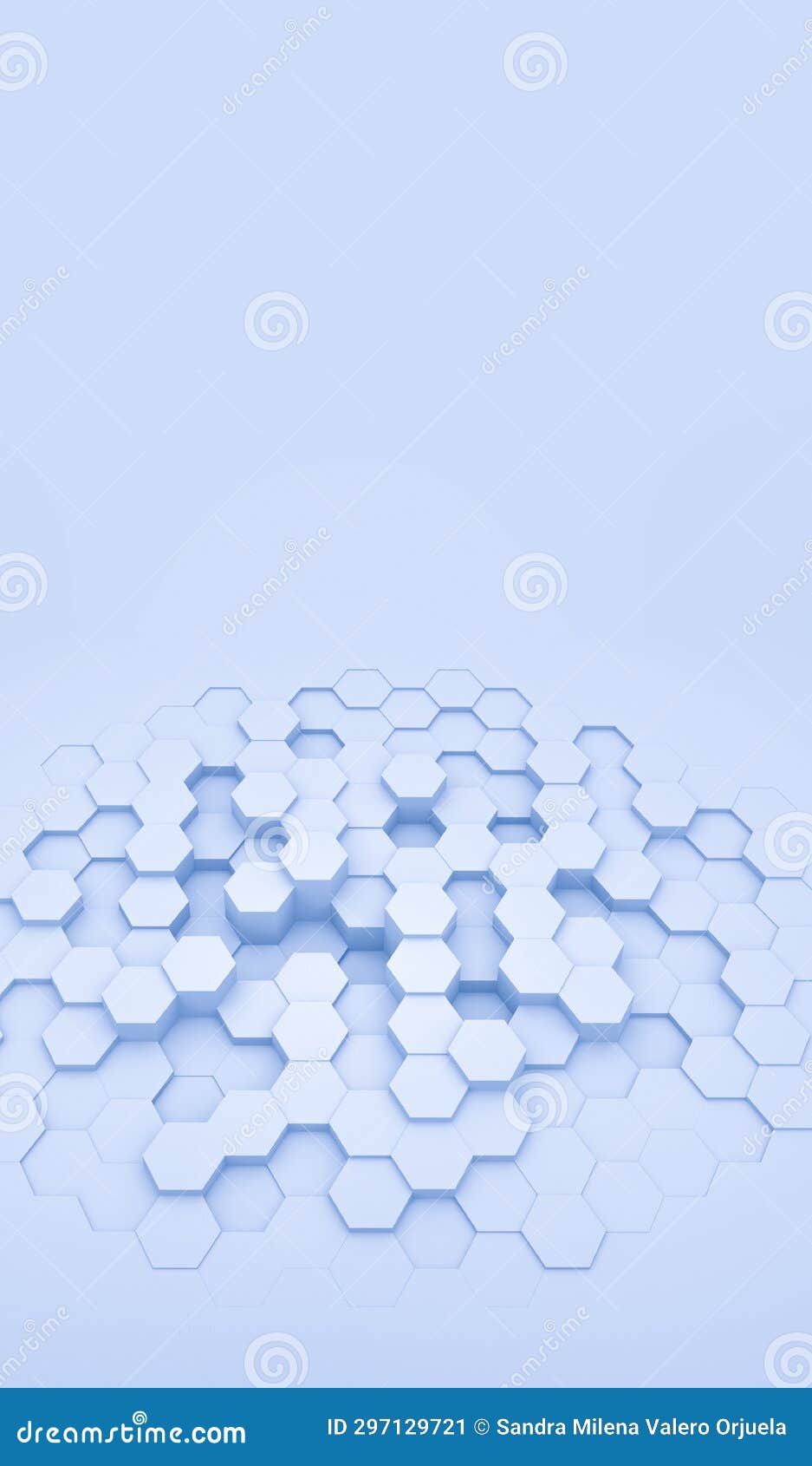 Abstract Light Blue Hexagon Abstract Background Pattern Stock ...