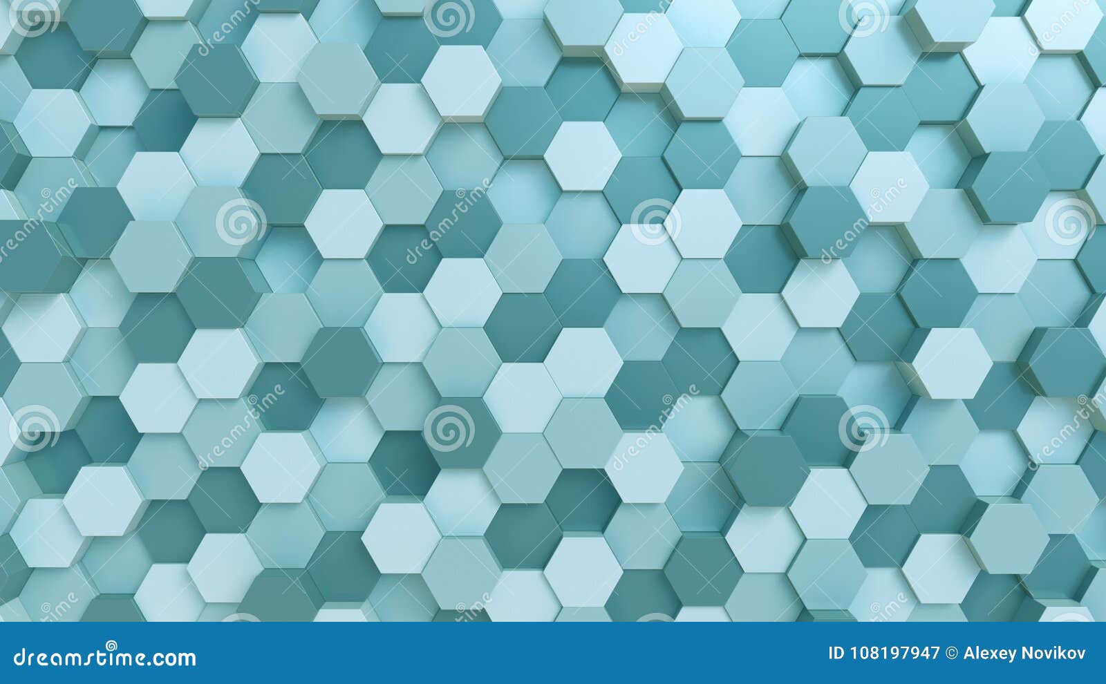 Abstract Light Blue Hexagons Stock Video - Video of mosaic, hexagon ...