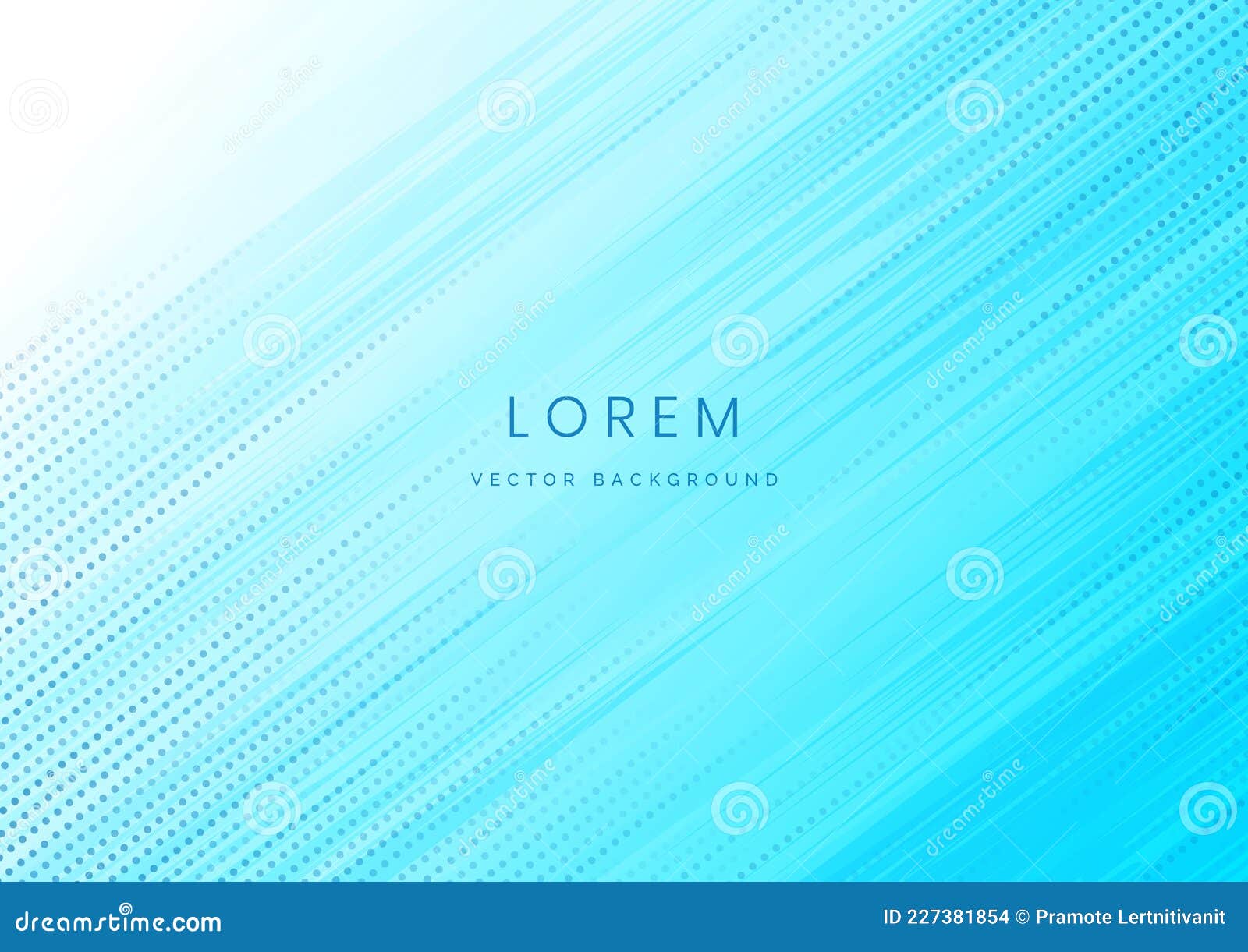 Abstract Light Blue Horizontal Diagonal Stripes and Halftone Pattern ...