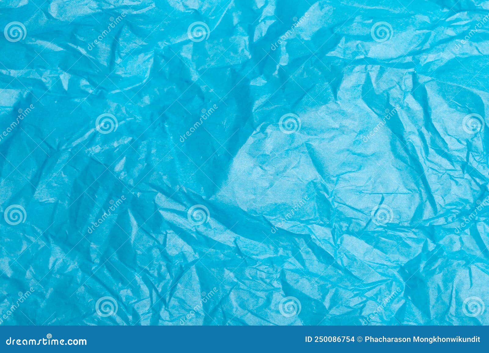 Abstract Light Blue Paper for Background Stock Photo - Image of crushed ...