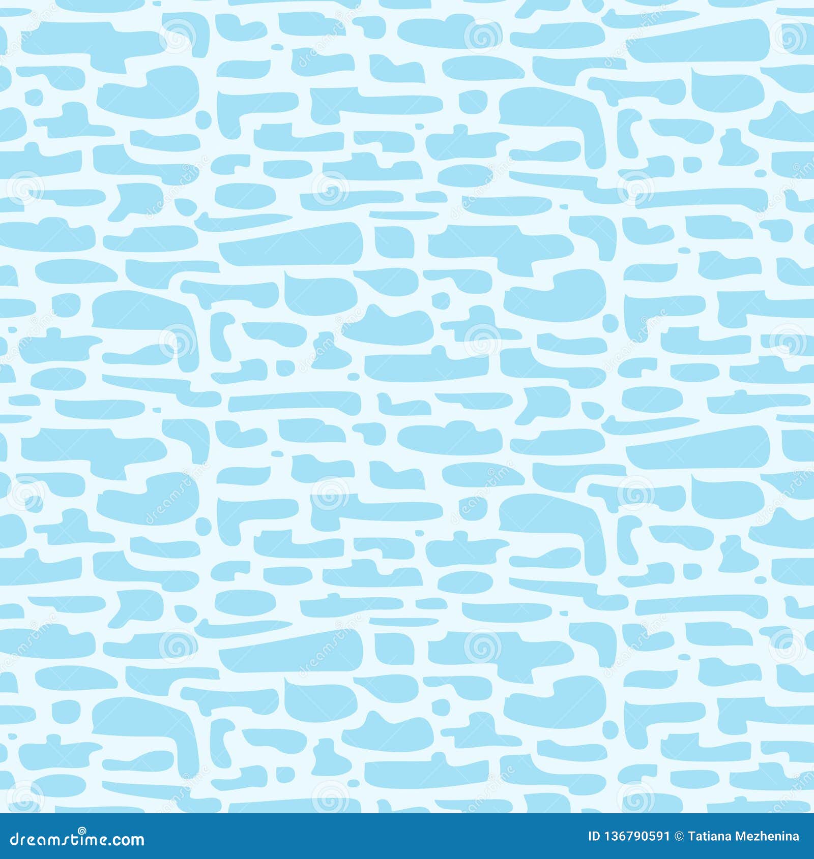 Abstract Light Blue Pattern with Horizontal Shapes Stock Vector ...