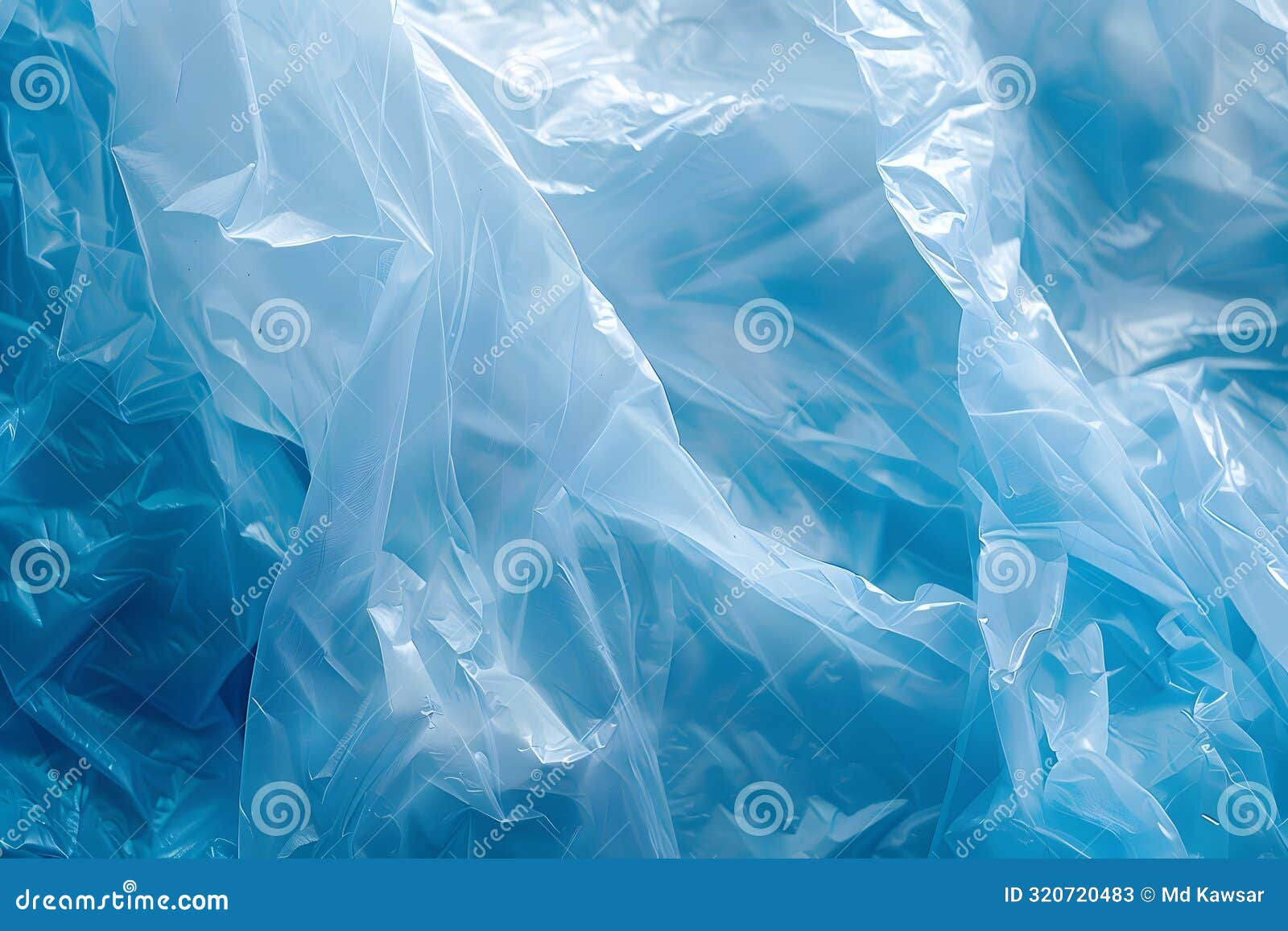 Abstract Light Blue Plastic Bag Texture Stock Illustration ...