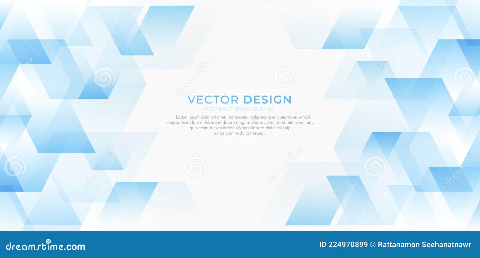 Abstract Light Blue Polygons Shape Background. Modern Simple Transparent Squares Shape Design ...
