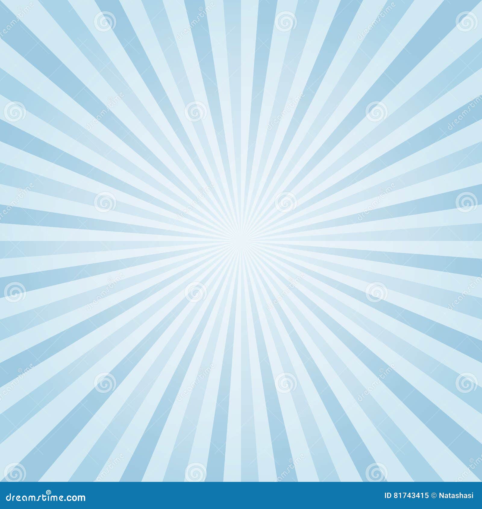 Abstract Light Blue Rays Background. Vector Stock Vector - Illustration ...