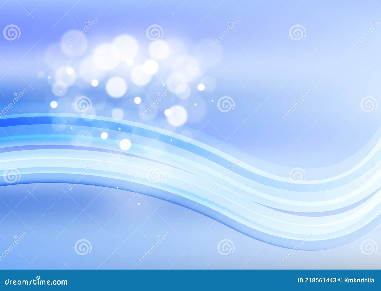 Abstract Light Blue Shiny Wave Background Vector Illustration Stock ...