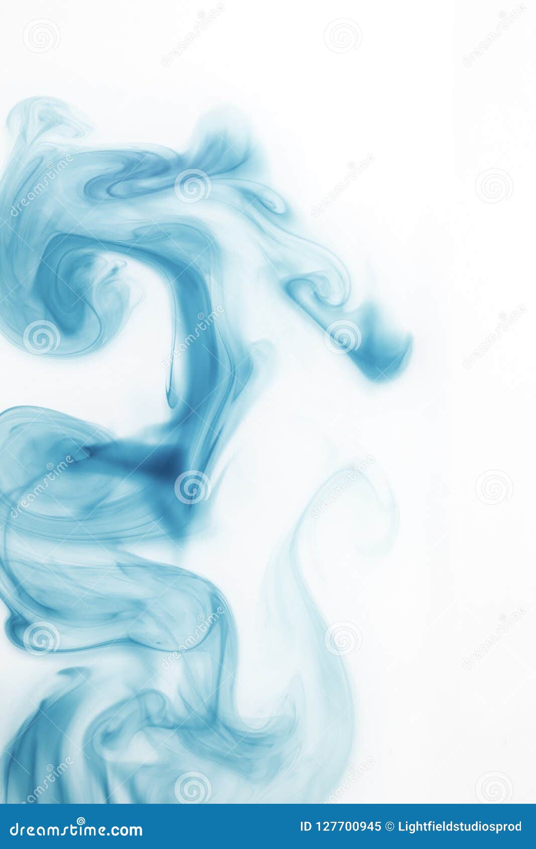 Abstract Light Blue Splash, Isolated on White Stock Image - Image of ...